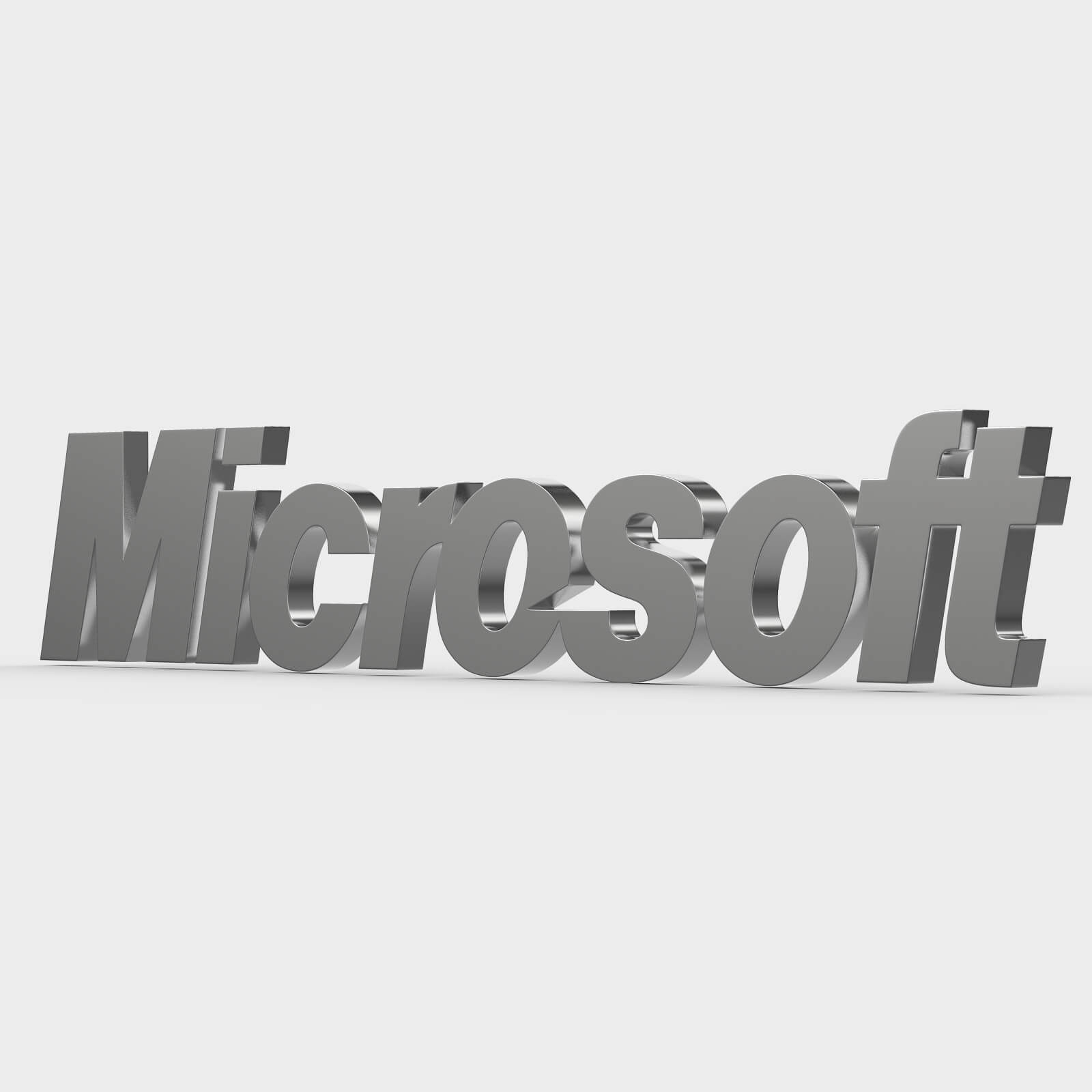 Microsoft Logo - 3D Print Model by 3d_logoman
