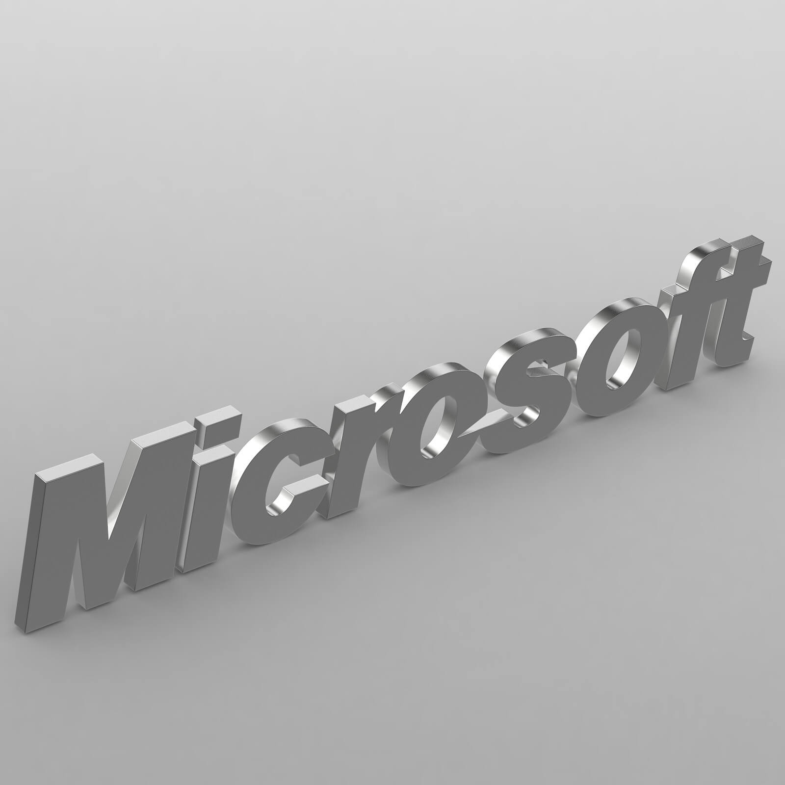 Microsoft Logo - 3D Print Model by 3d_logoman