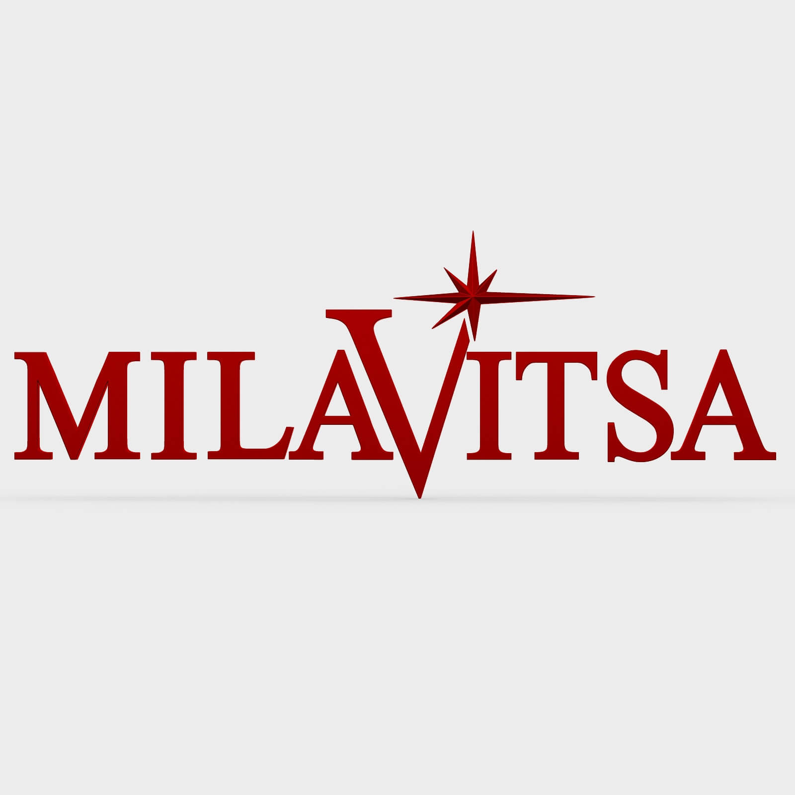 Milavitsa Logo - 3D Model by 3d_logoman