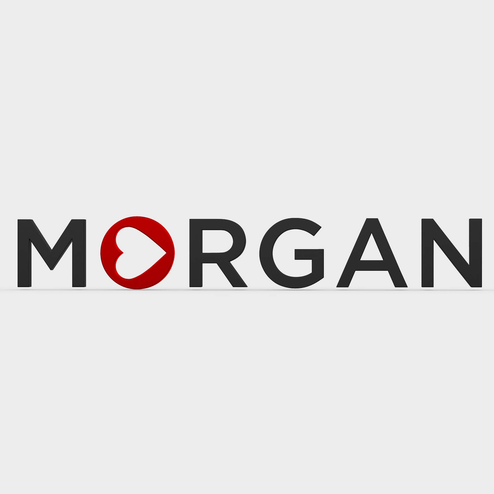 Morgan Logo - 3D Model by 3d_logoman