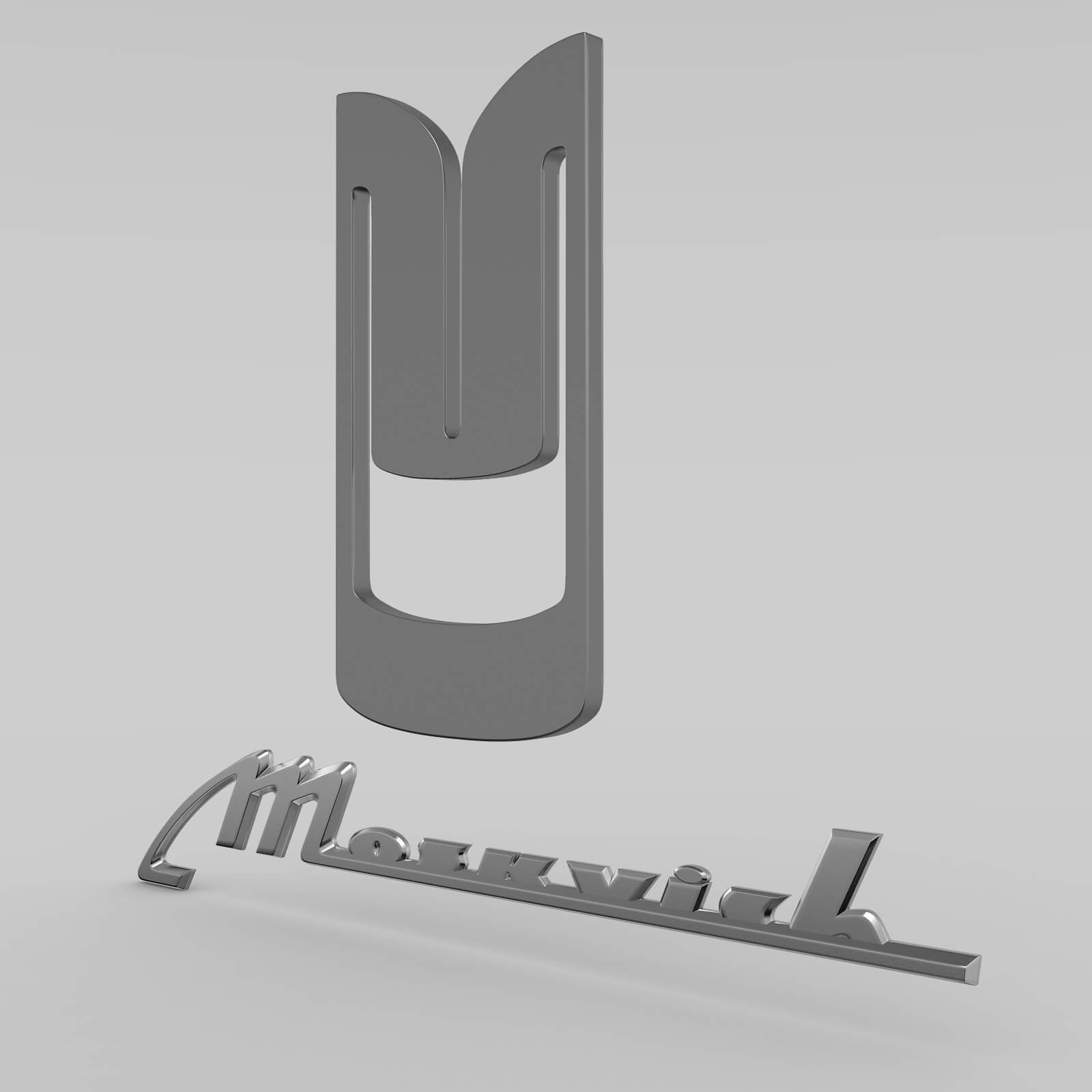 Moskvich Logo - 3D Model by 3d_logoman