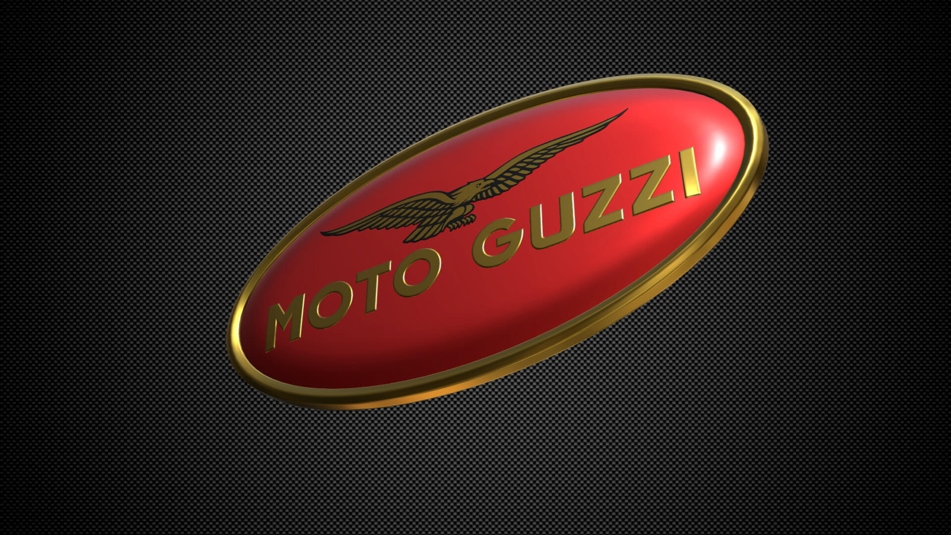 Moto Guzzi Logo - 3D Model by 3d_logoman