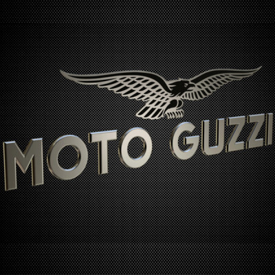 Moto Guzzi Logo - 3D Model by 3d_logoman