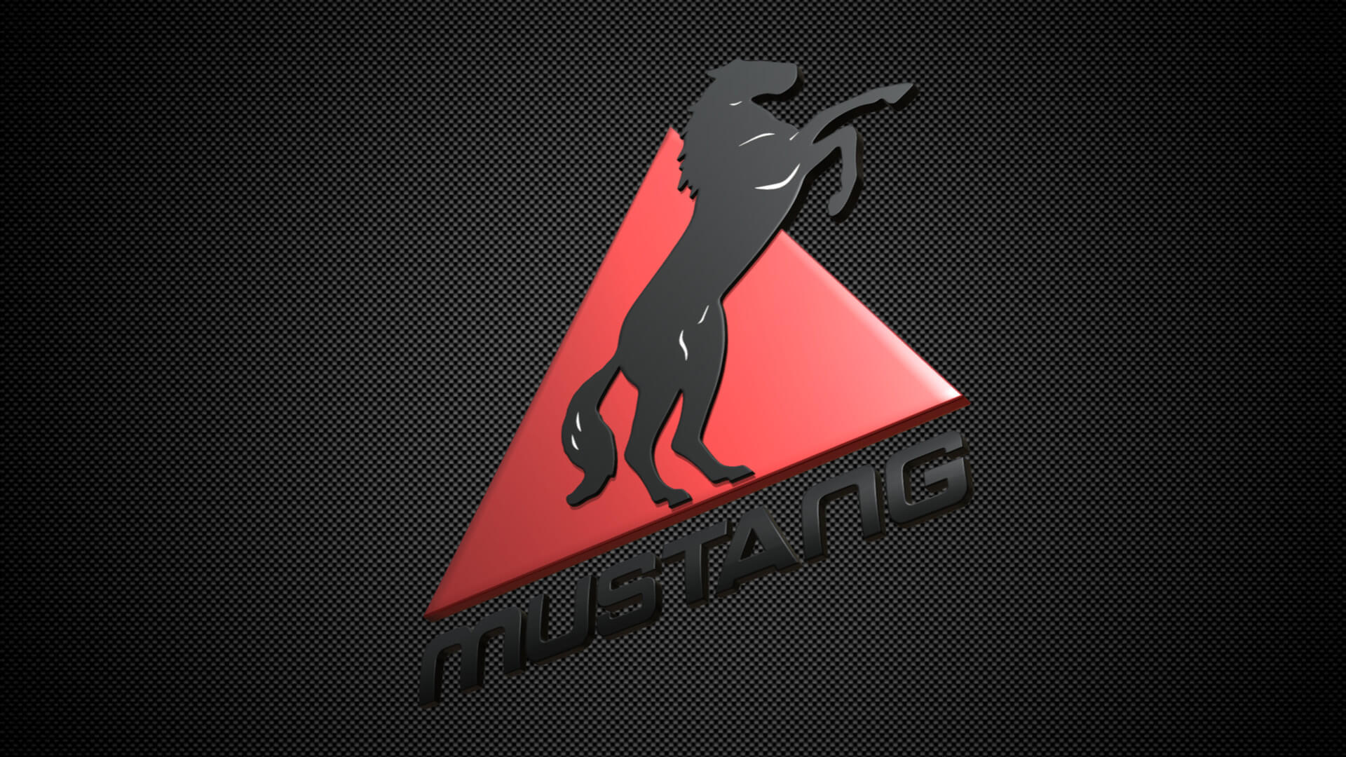 Mustang Logo - 3D Model by 3d_logoman