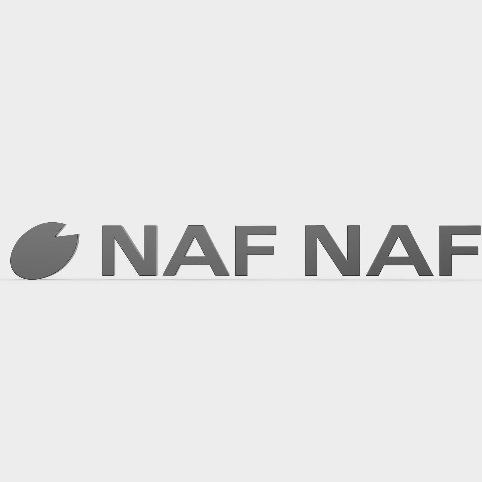Naf Naf Logo - 3D Model by 3d_logoman