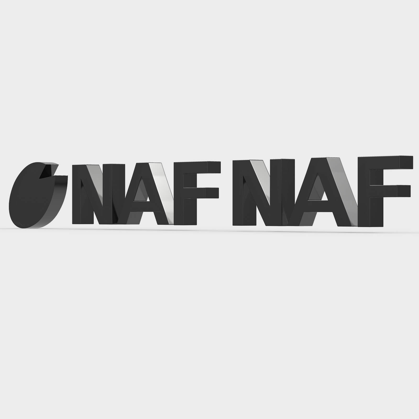 Naf Naf Logo - 3D Model by 3d_logoman