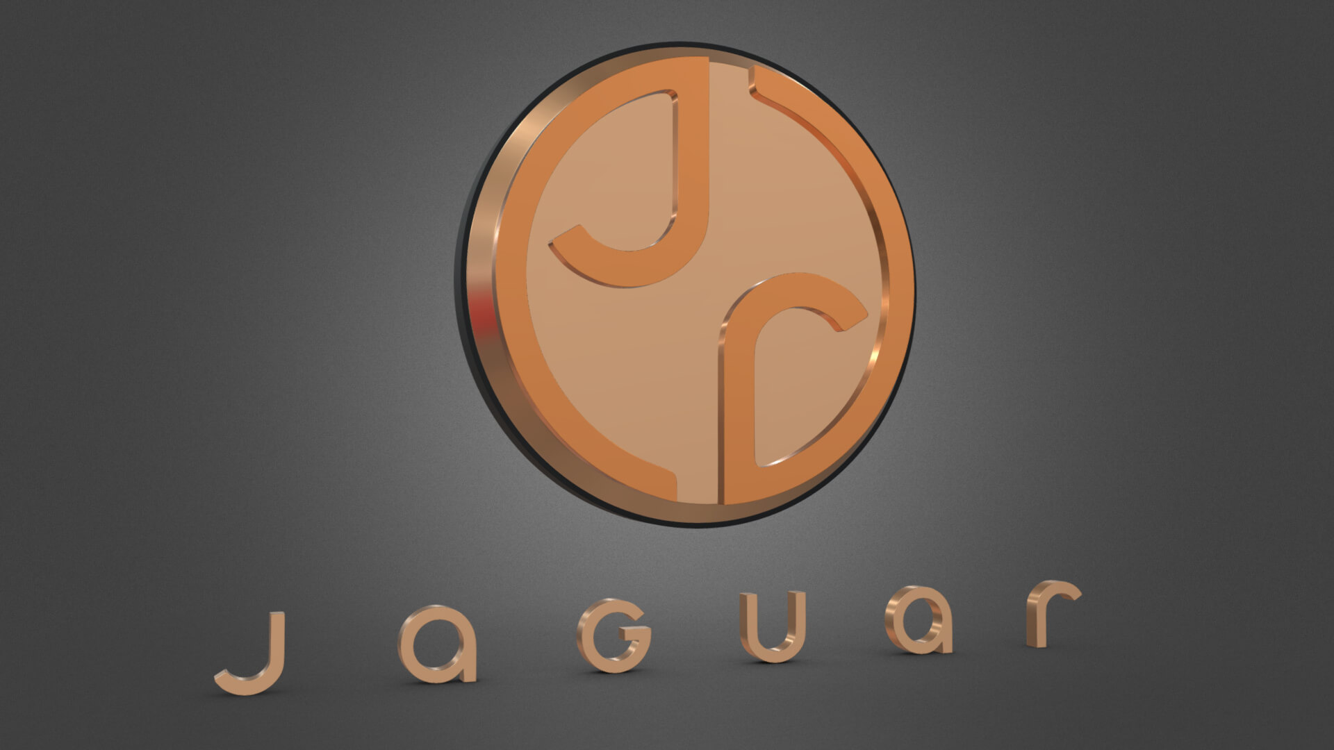 New Jaguar Logo - 3D Model by 3d_logoman