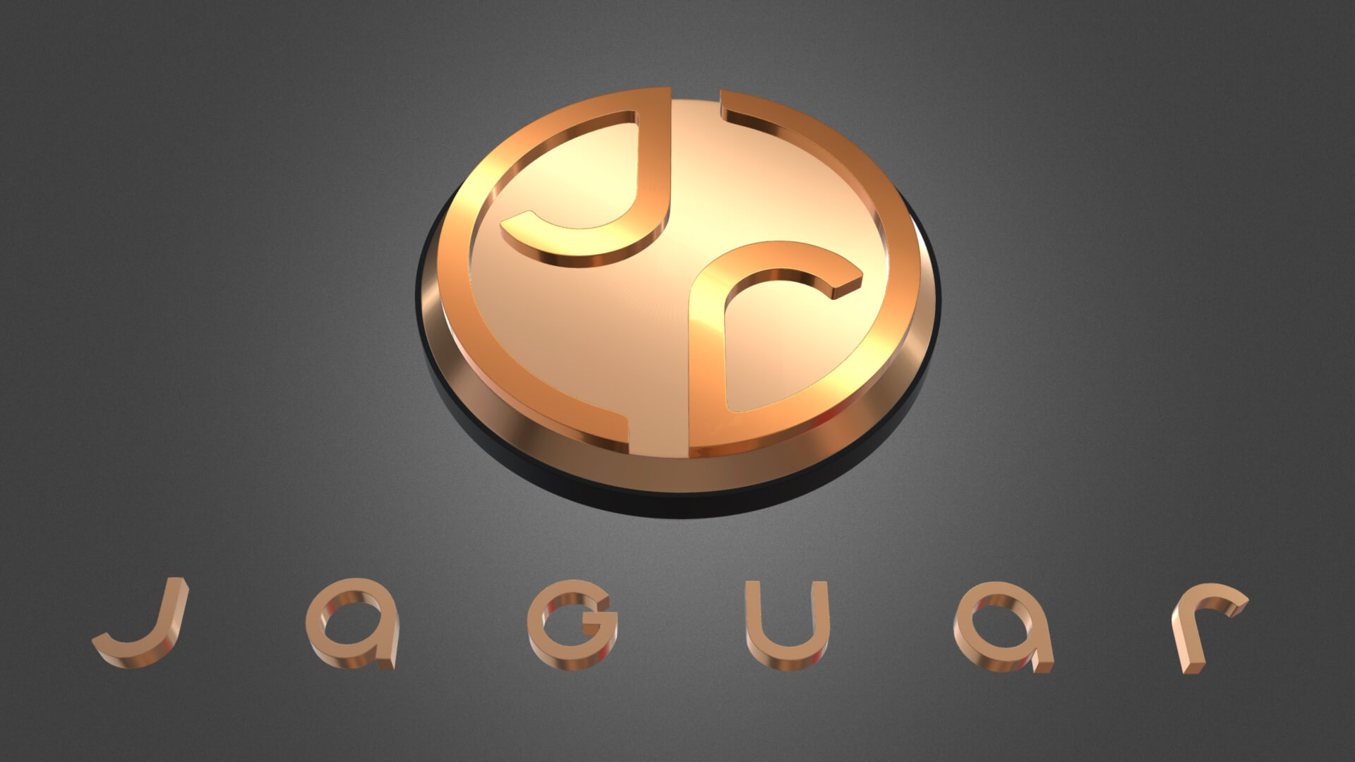 New Jaguar Logo - 3D Model by 3d_logoman