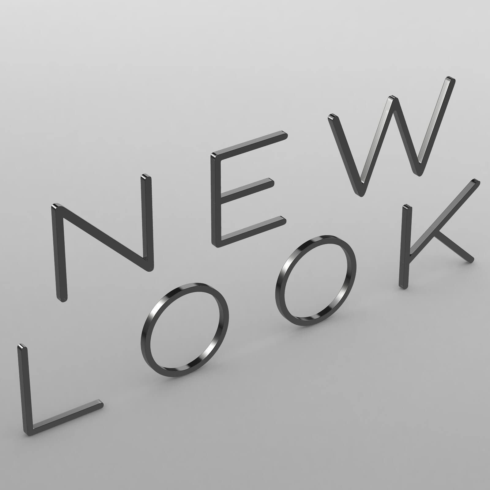 New Look Logo - 3D Model by 3d_logoman