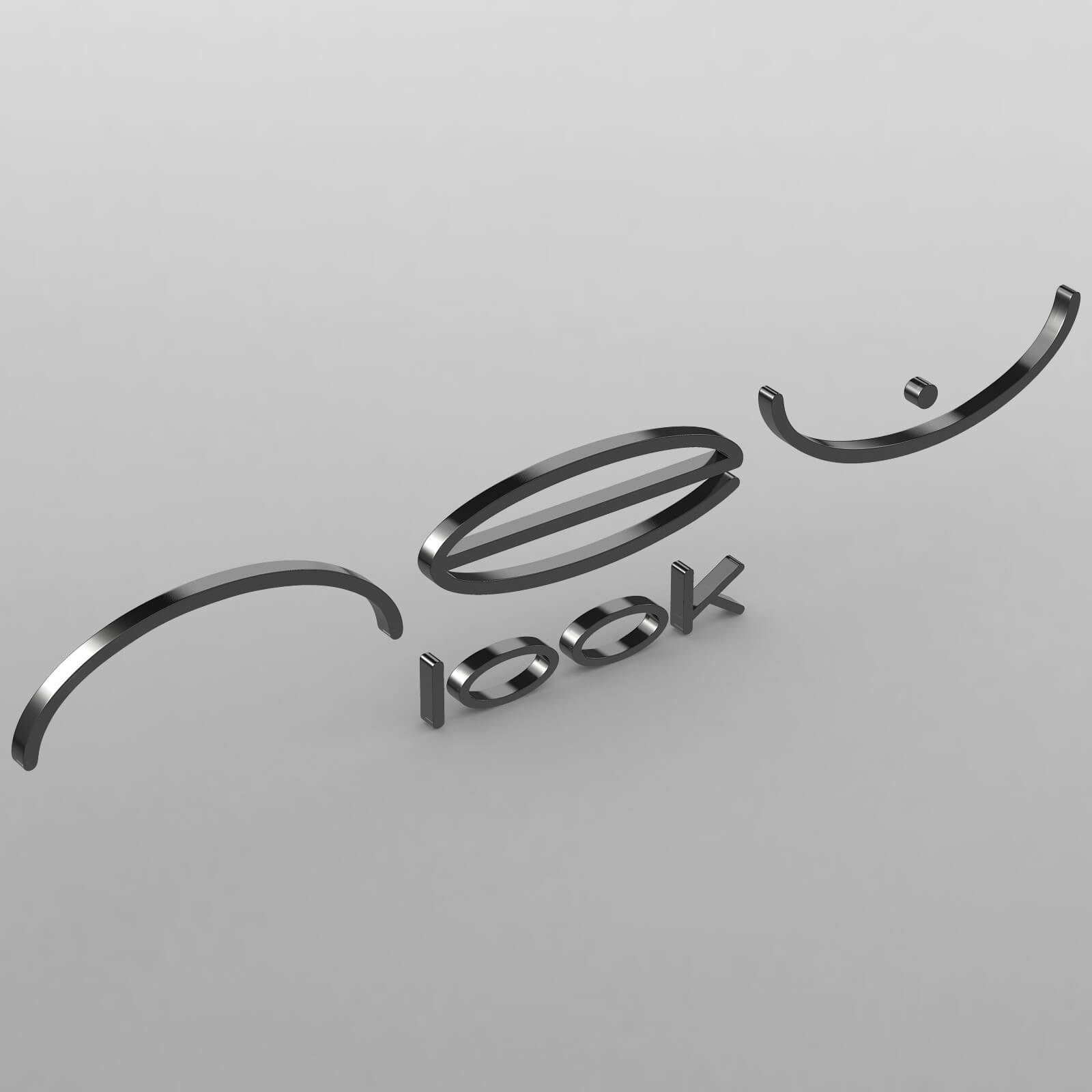 New Look Logo - 3D Print Model by 3d_logoman