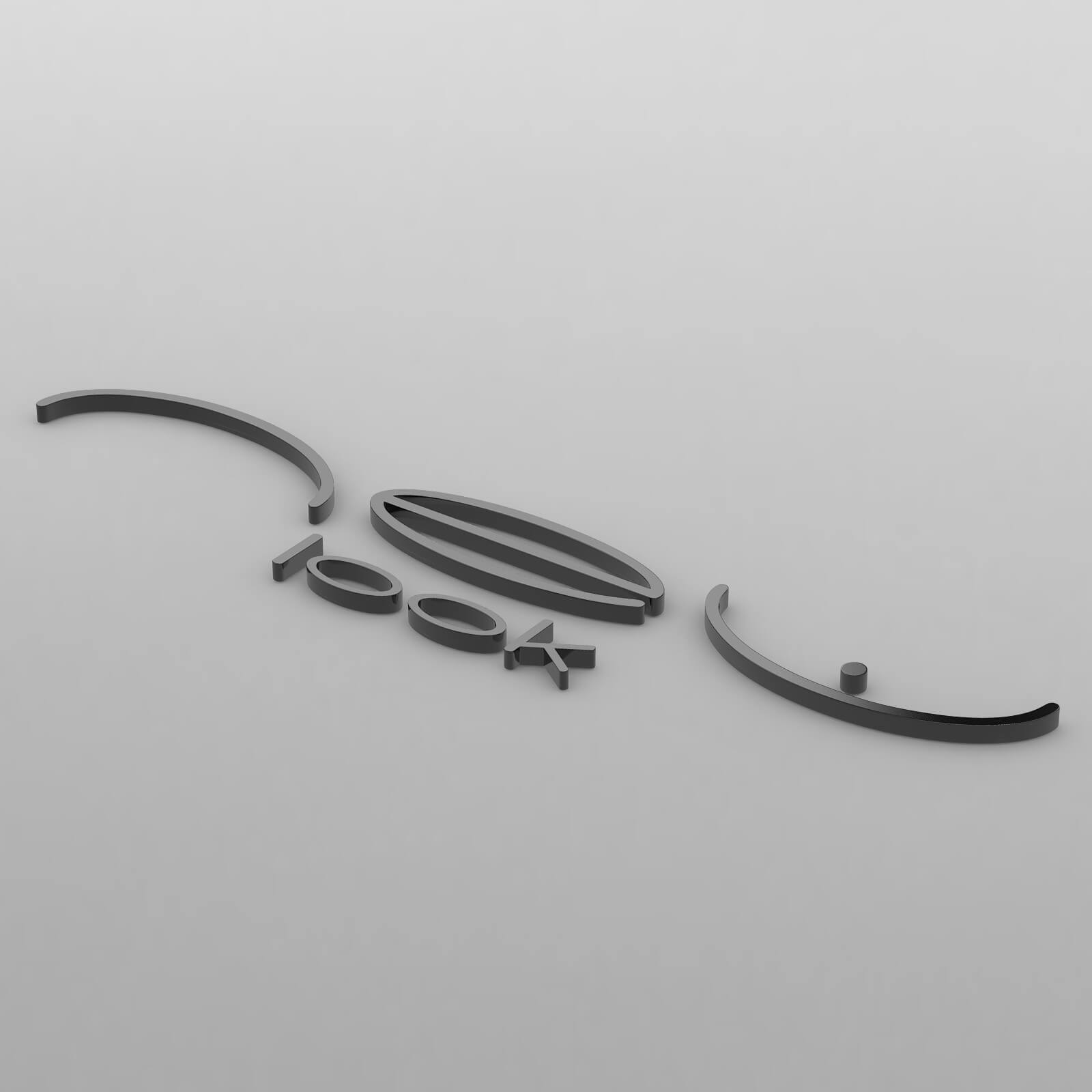 New Look Logo - 3D Print Model by 3d_logoman