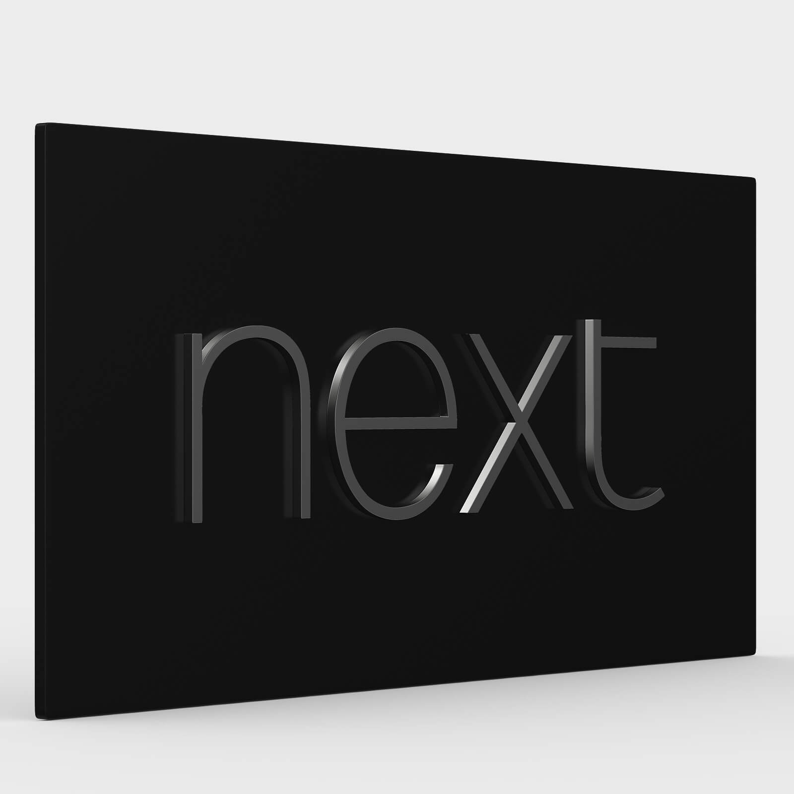 Next Logo - 3D Model by 3d_logoman