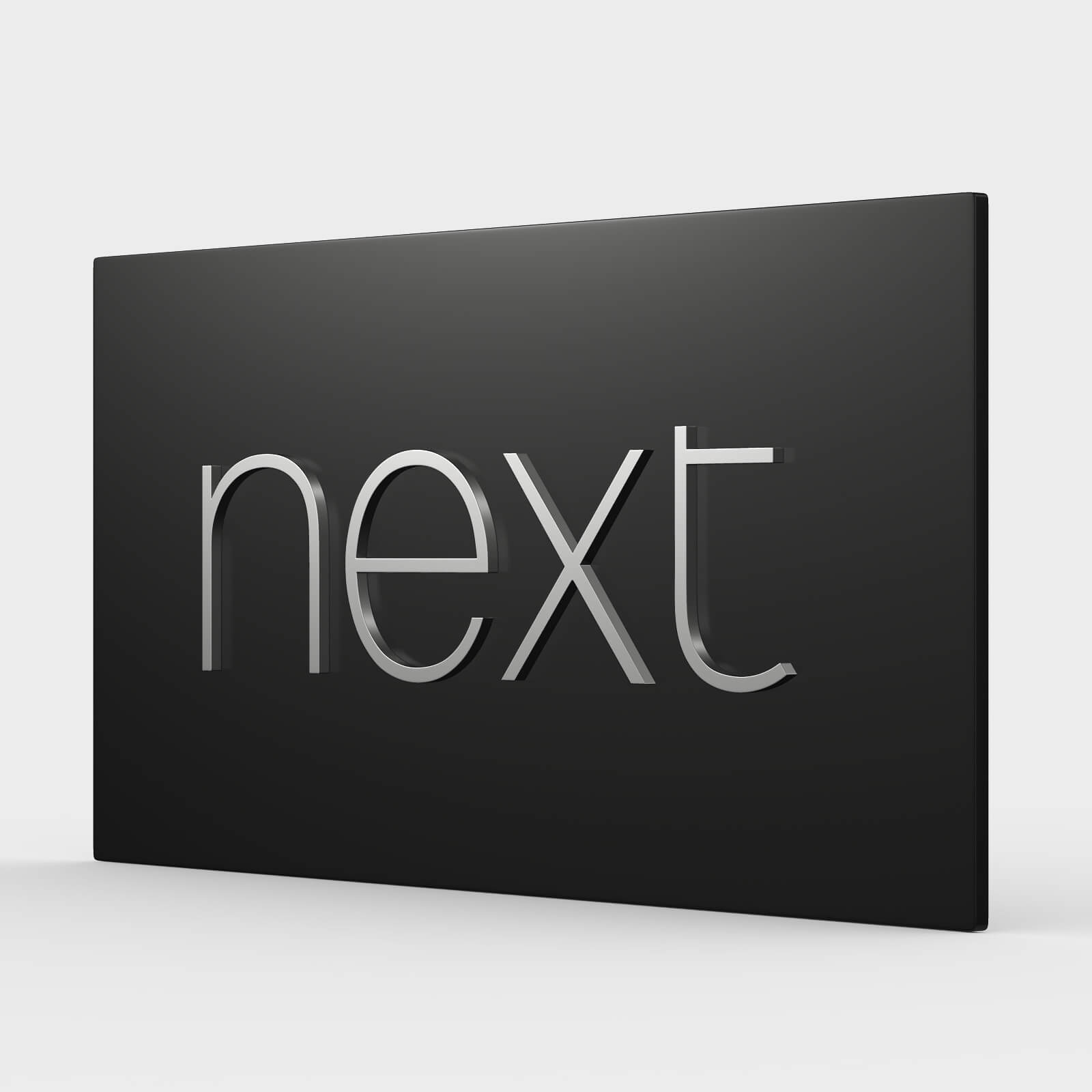 Next Logo - 3D Model by 3d_logoman