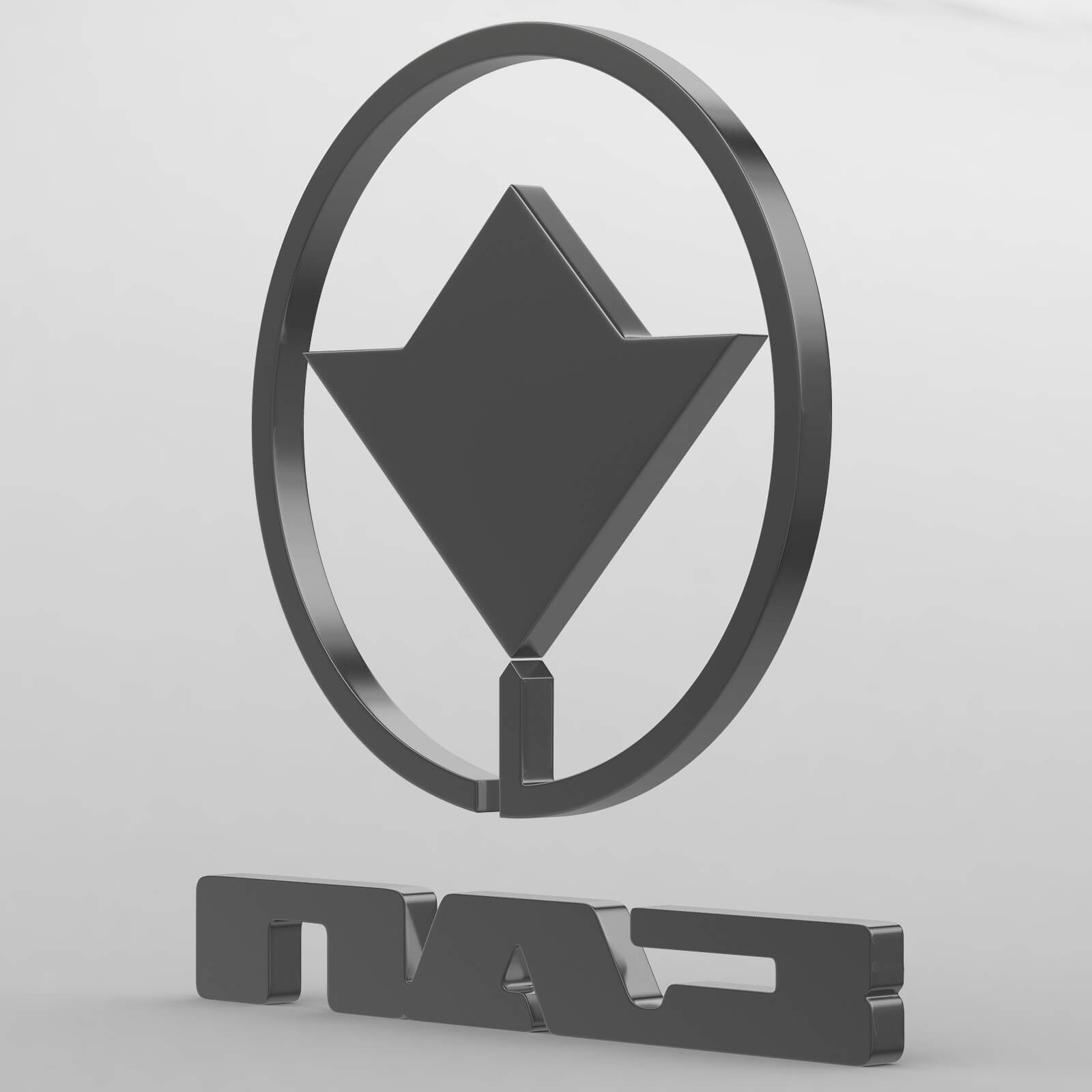 Paz Logo - 3D Model by 3d_logoman