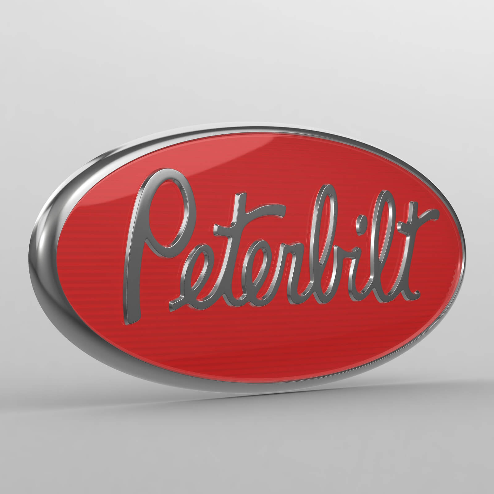 Peterbilt Logo 3d Model