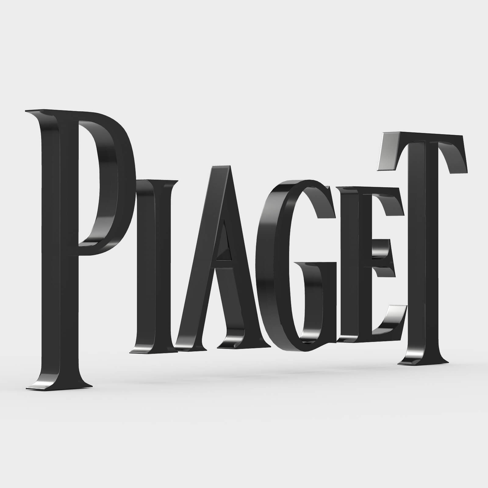 Piaget Logo - 3D Model by 3d_logoman