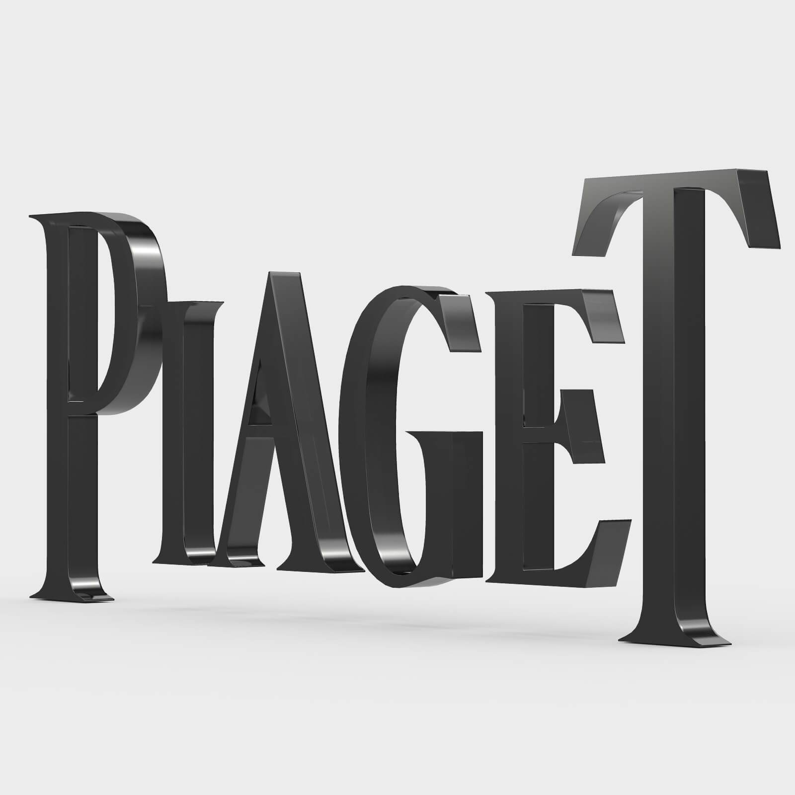 Piaget Logo - 3D Model by 3d_logoman