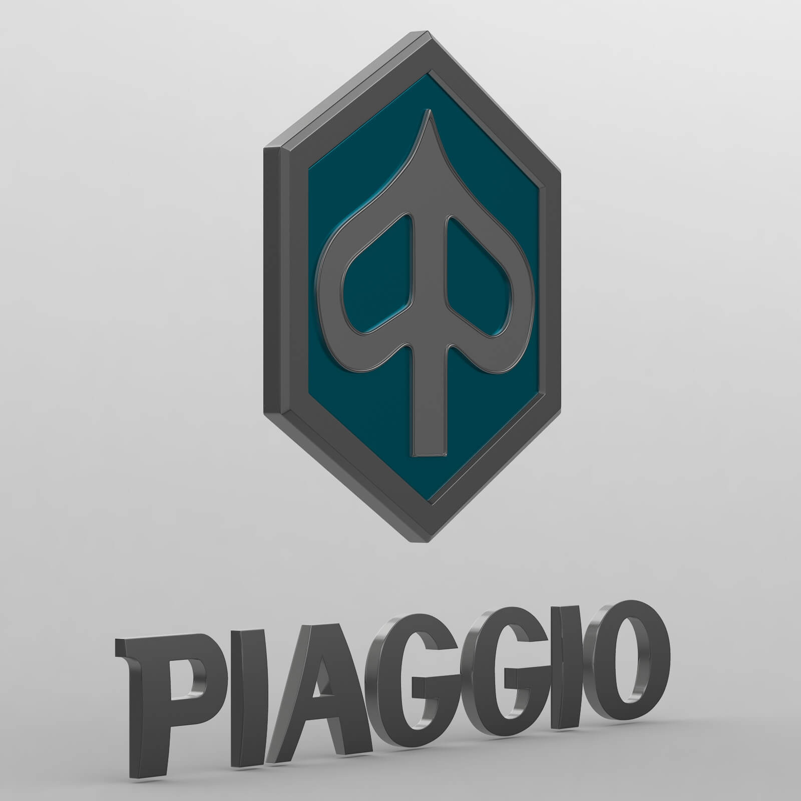 Piaggio Logo - 3D Model by 3d_logoman