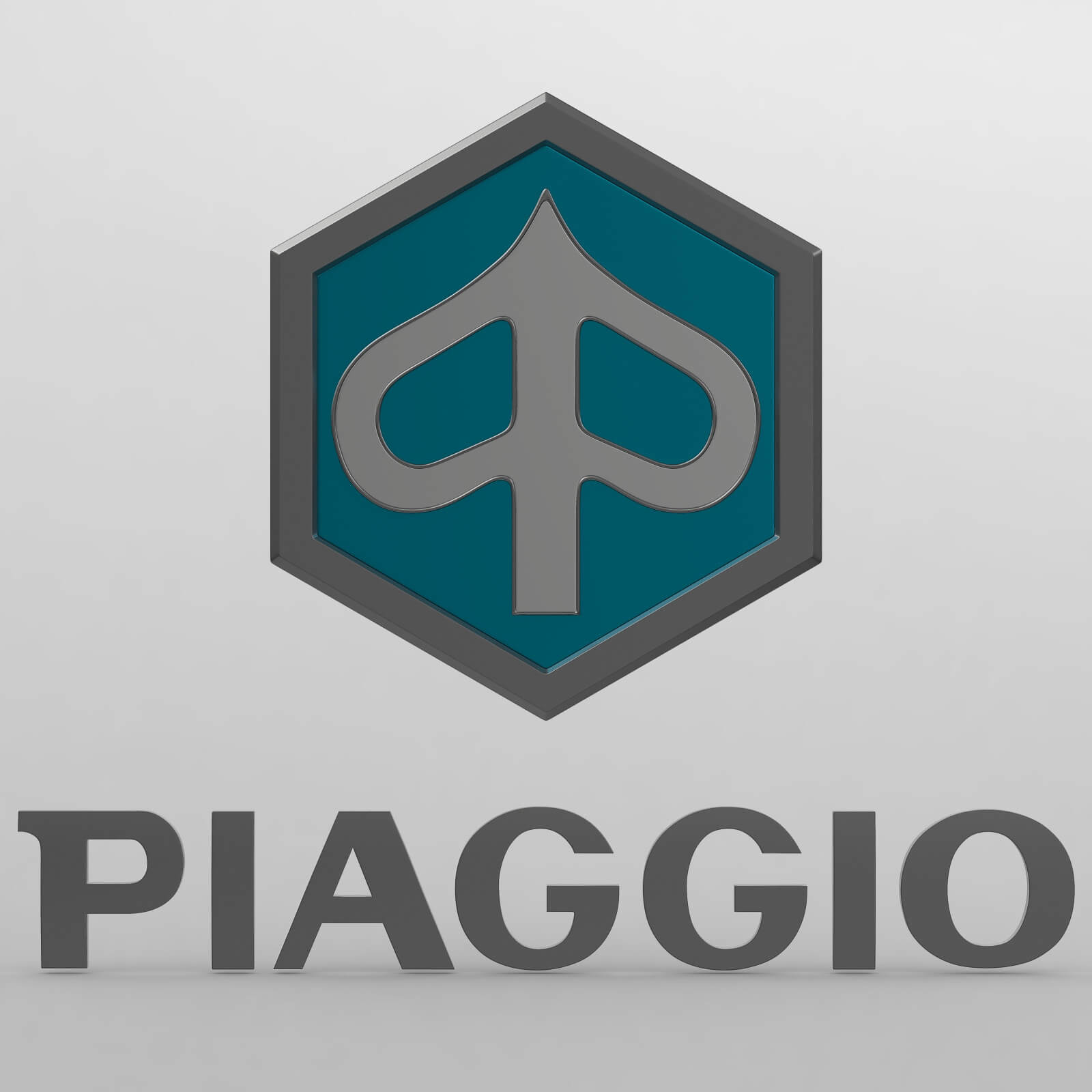 Piaggio Logo - 3D Model by 3d_logoman