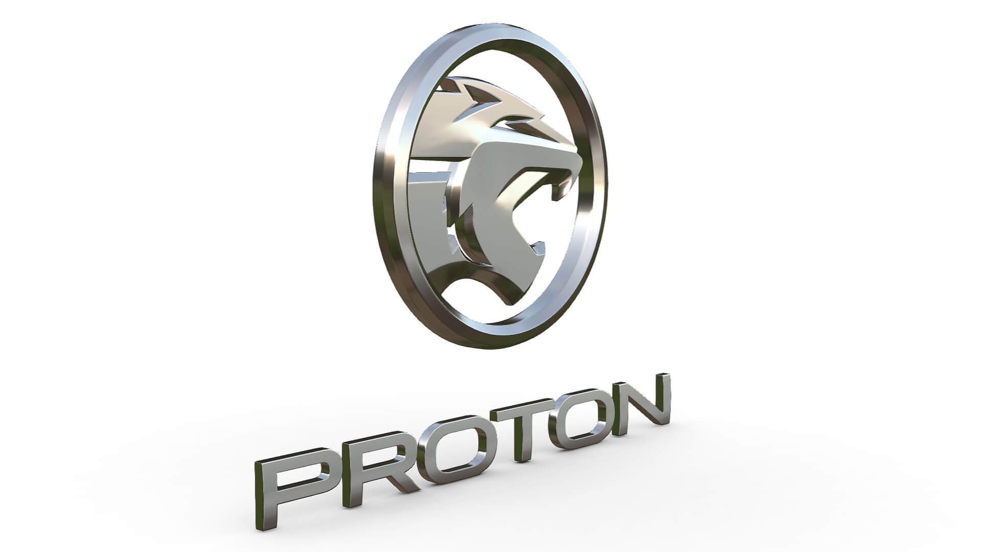 Proton Logo - 3D Model by 3d_logoman