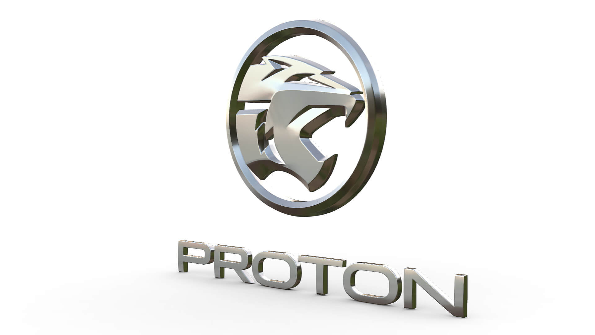Proton Logo - 3D Model by 3d_logoman