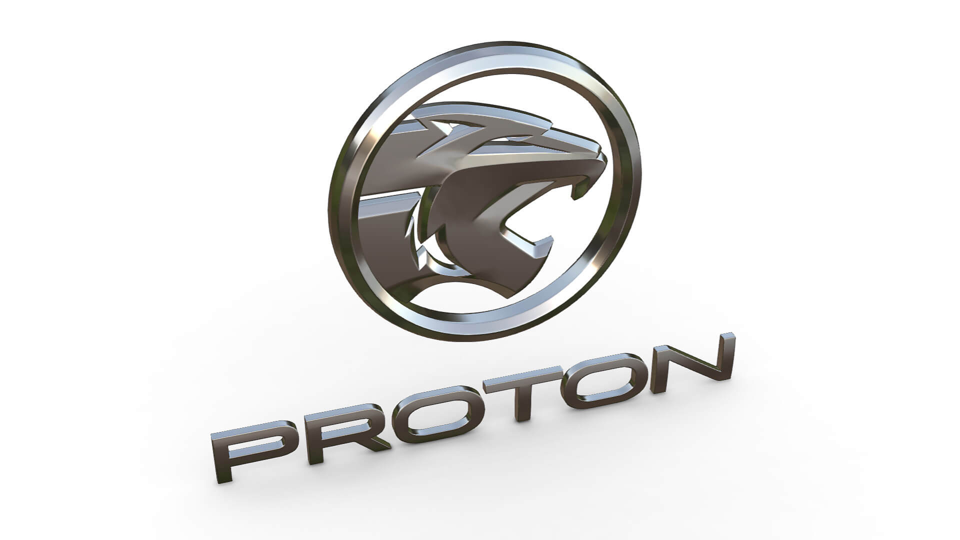 Proton Logo - 3D Model by 3d_logoman