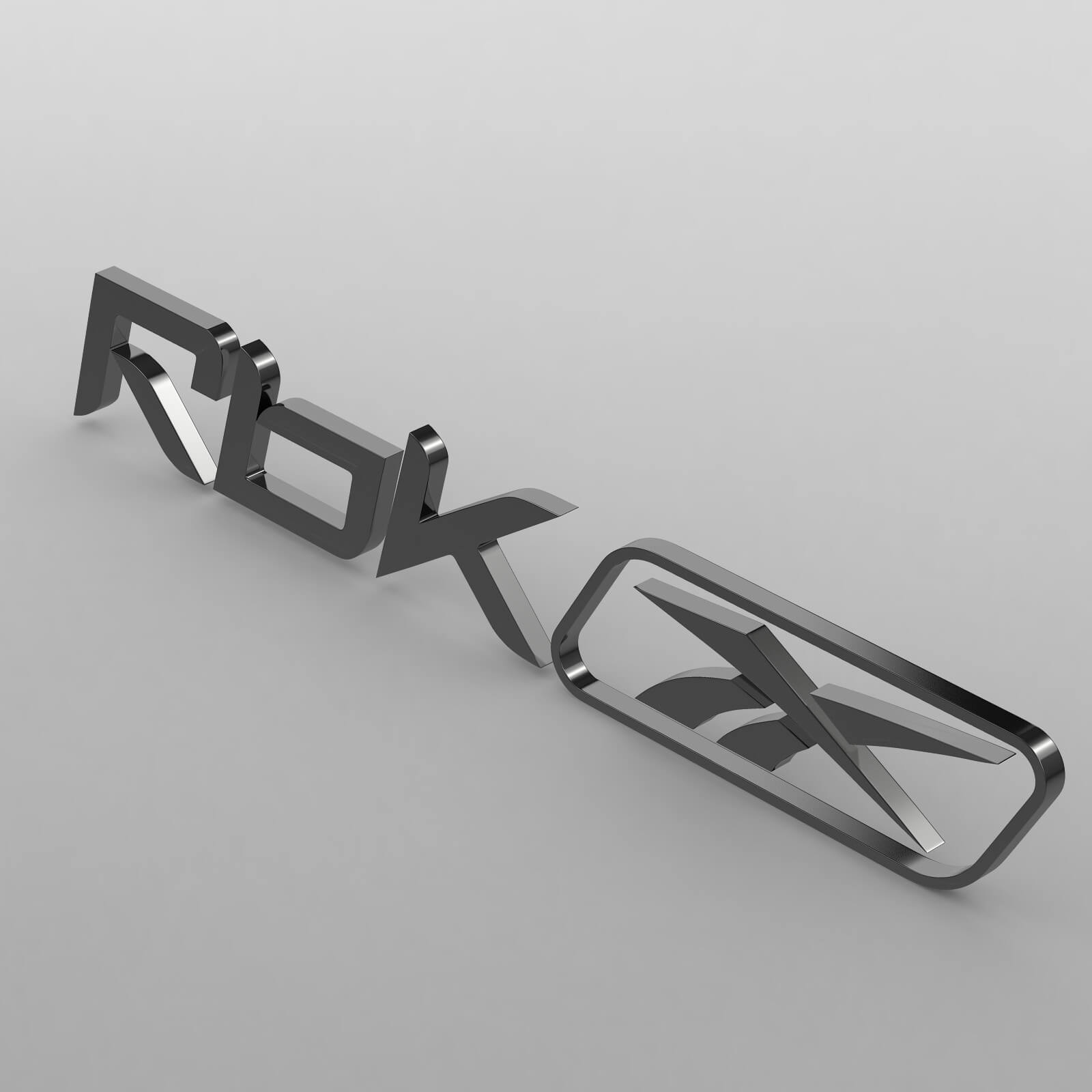 Rbk Logo - 3D Print Model by 3d_logoman