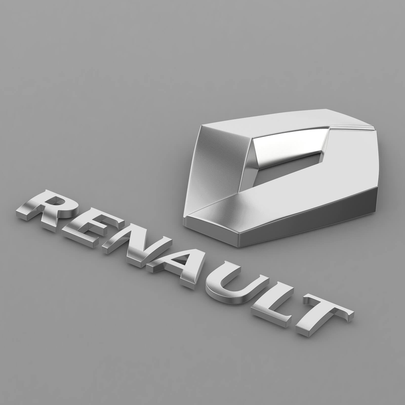 Renault Logo - 3D Model by 3d_logoman