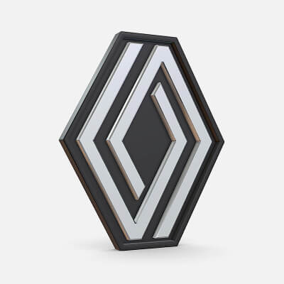 Renault New Logo - 3D Model by 3d_logoman