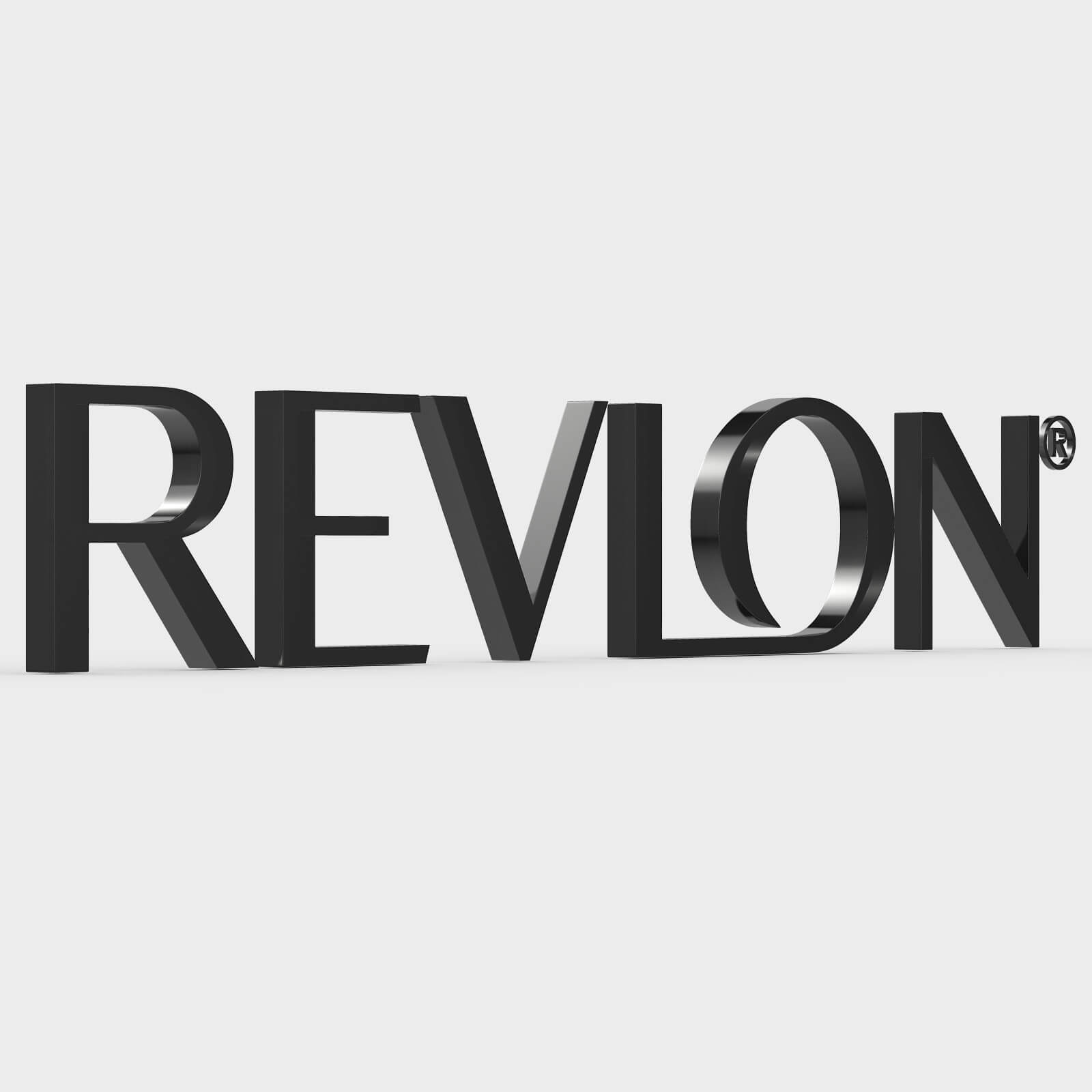 Revlon Logo - 3D Model by 3d_logoman