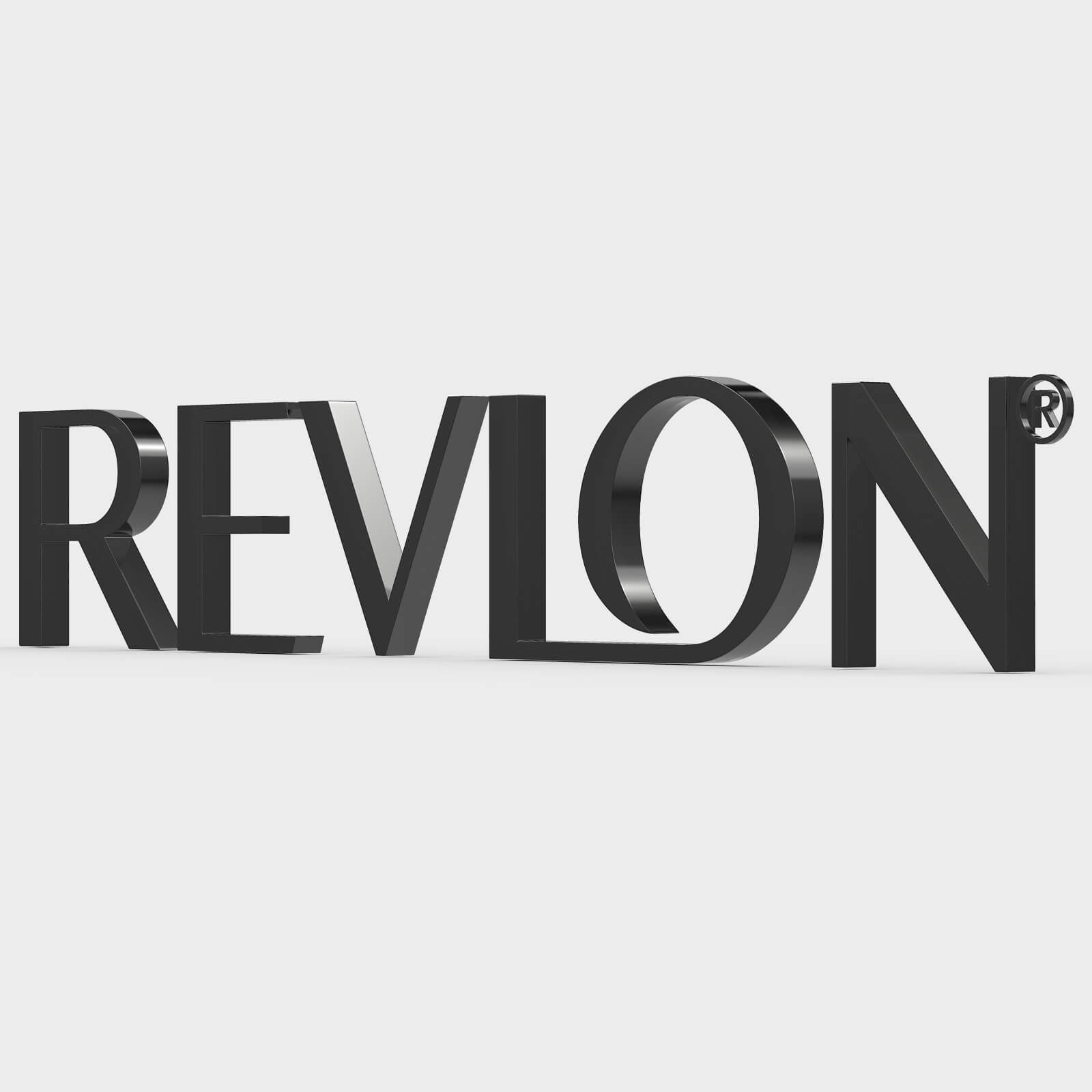 Revlon Logo - 3D Model by 3d_logoman
