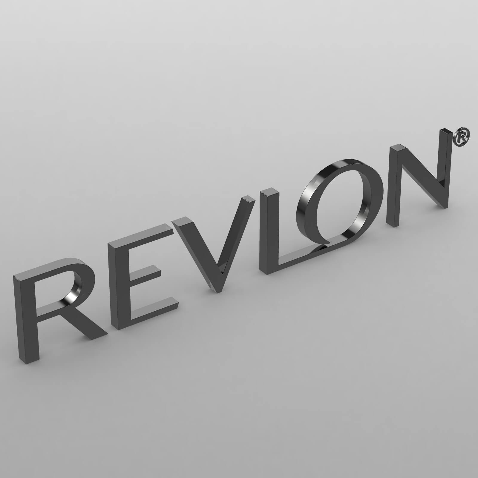 Revlon Logo - 3D Model by 3d_logoman