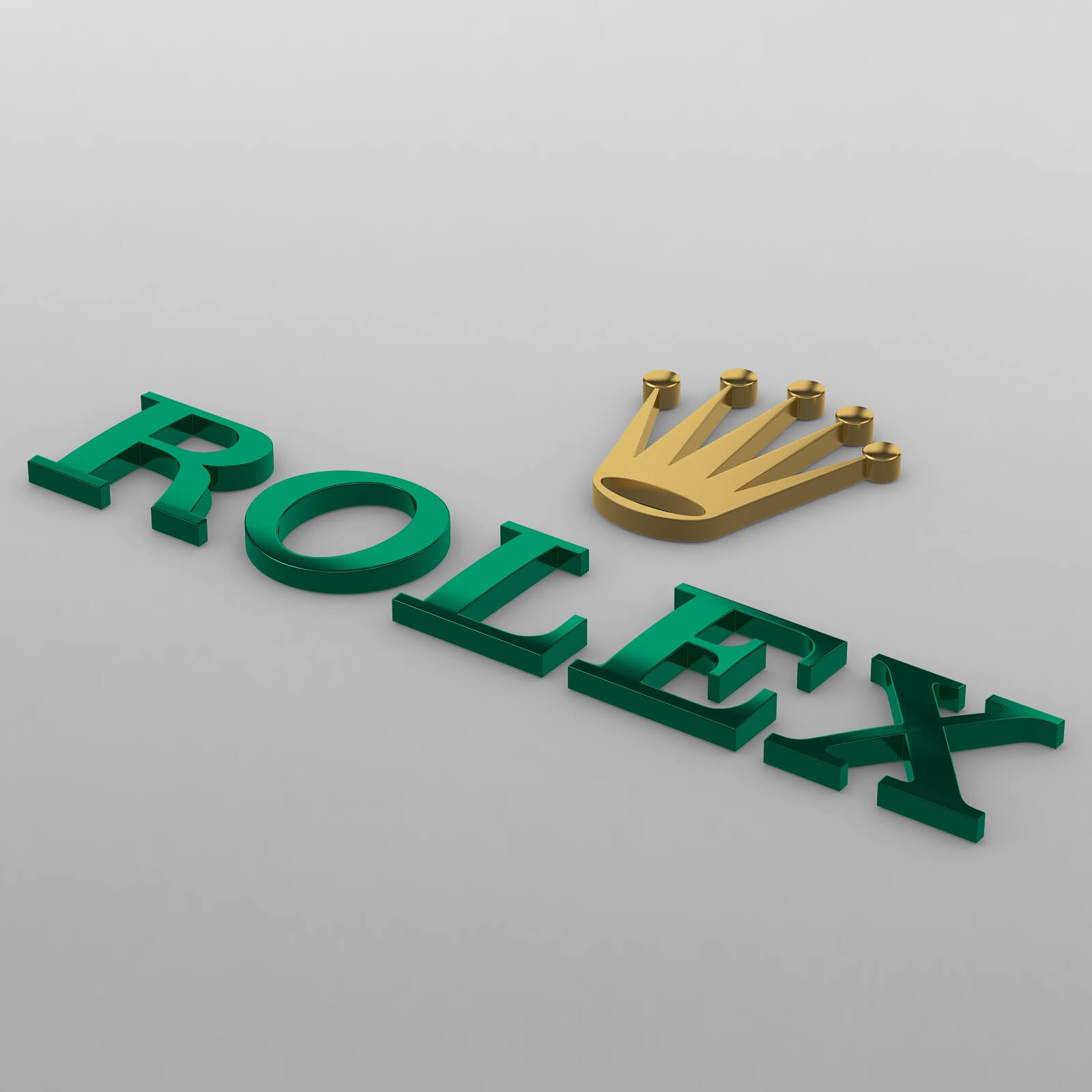 Rolex Logo - 3D Model by 3d_logoman