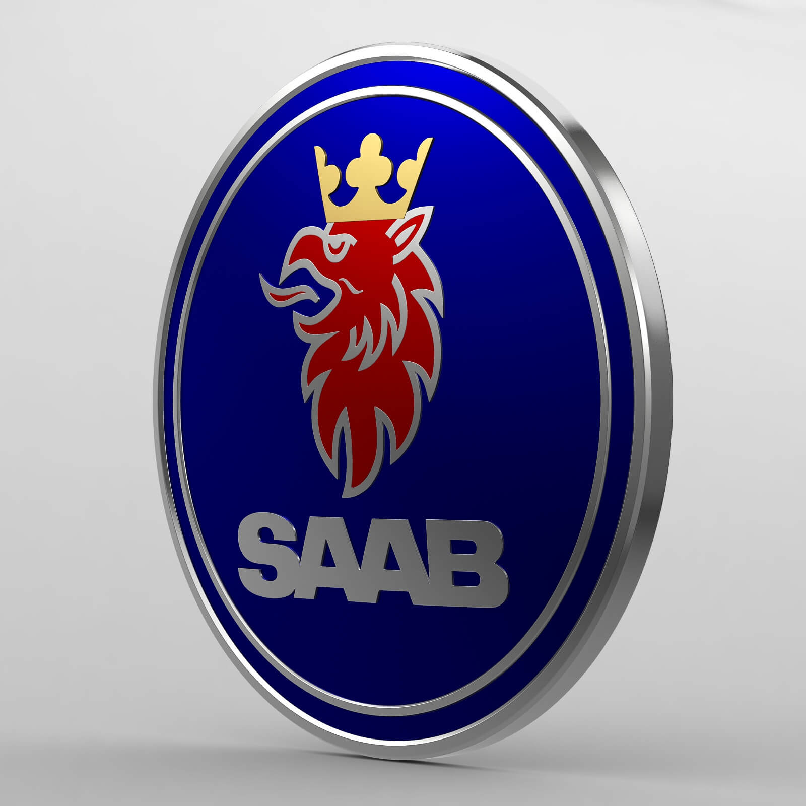 Saab Logo - 3D Model by 3d_logoman