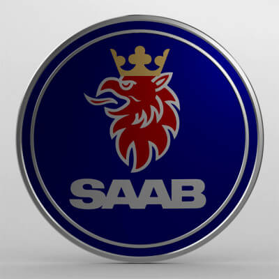 Saab Logo - 3D Model by 3d_logoman