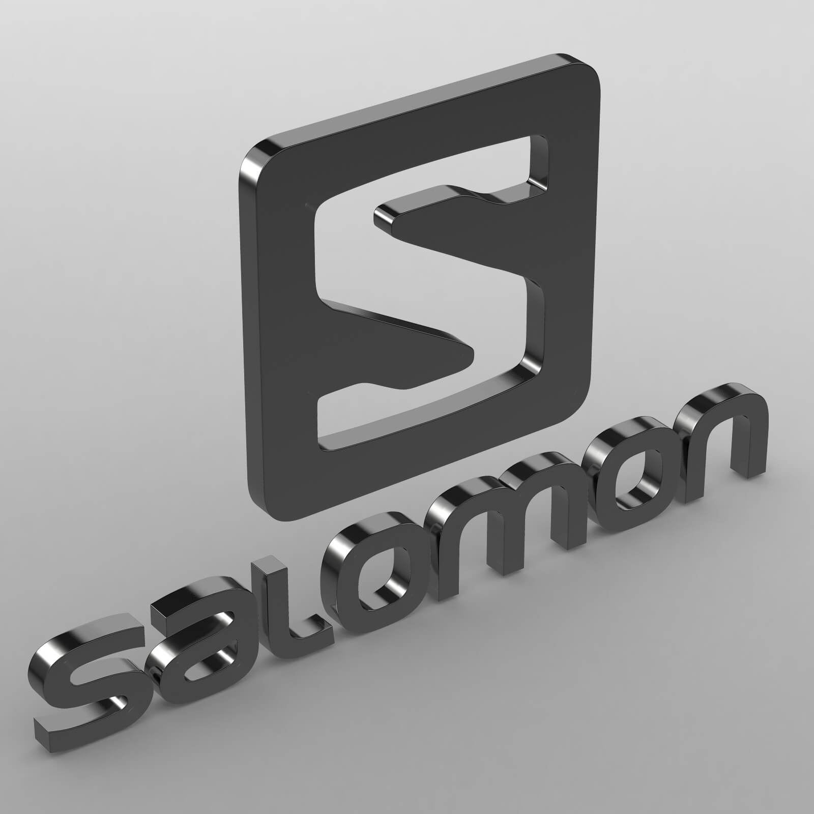 Salomon Logo - 3D Model by 3d_logoman