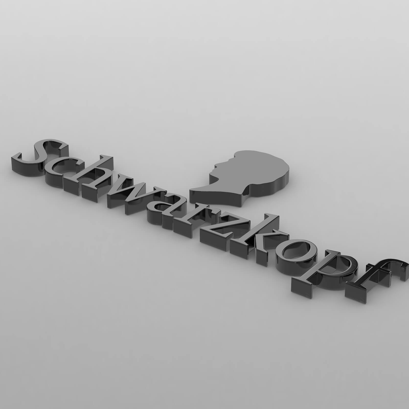 Schwarzkopf Logo - 3D Model by 3d_logoman