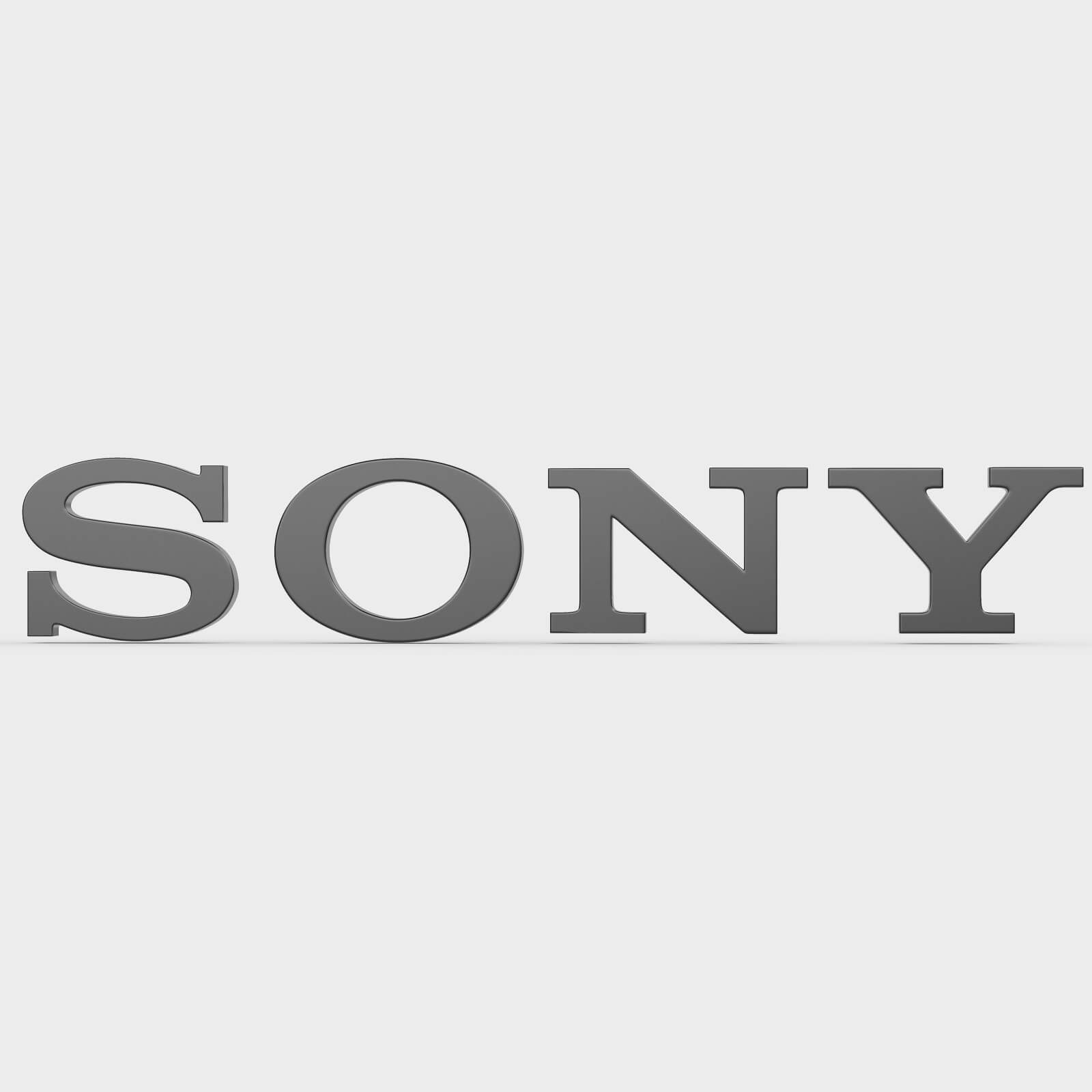 Sony Logo - 3D Model by 3d_logoman