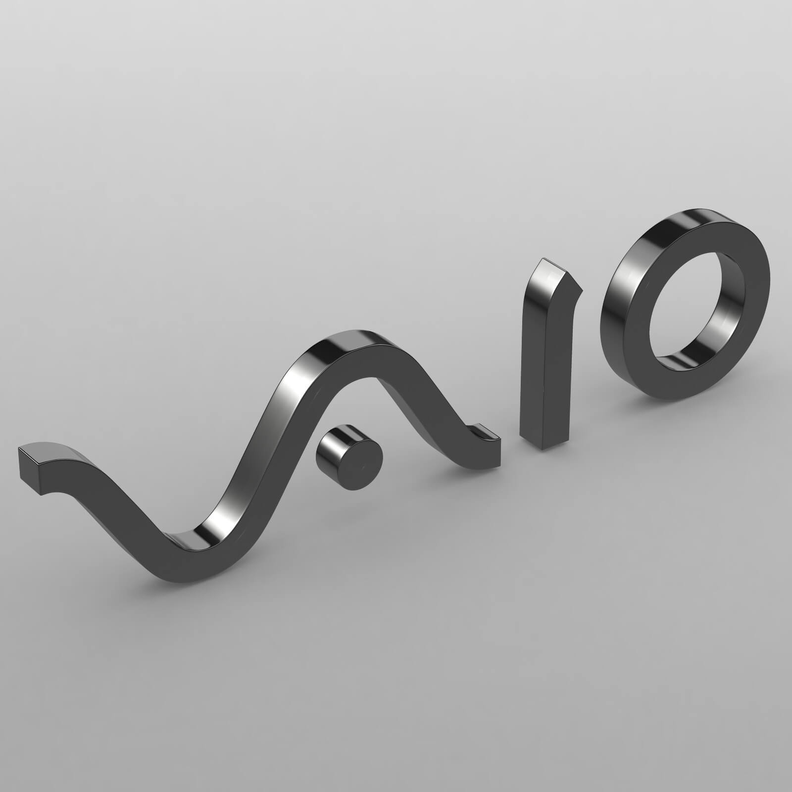 Sony Logo - 3D Model by 3d_logoman