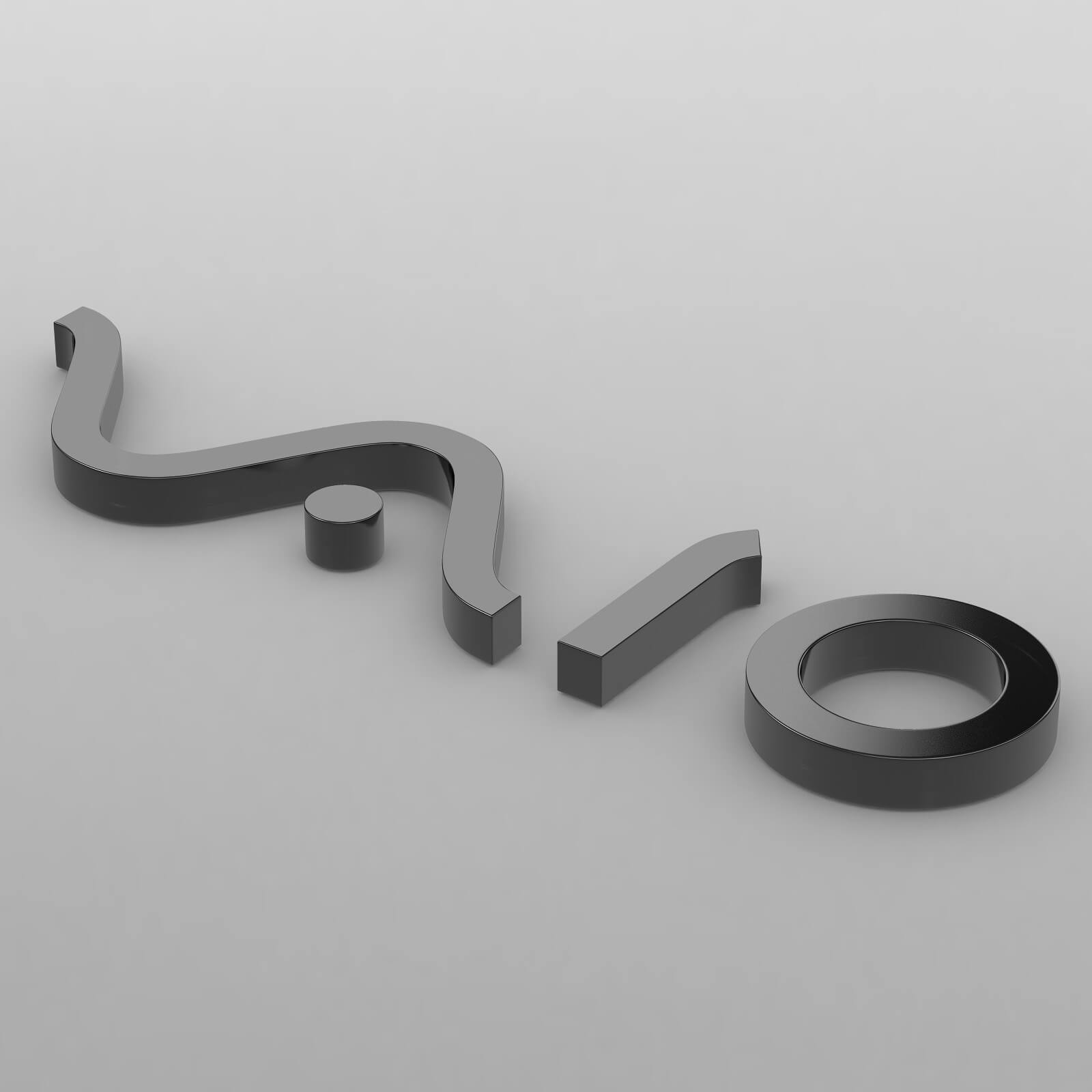 Sony Logo - 3D Model by 3d_logoman