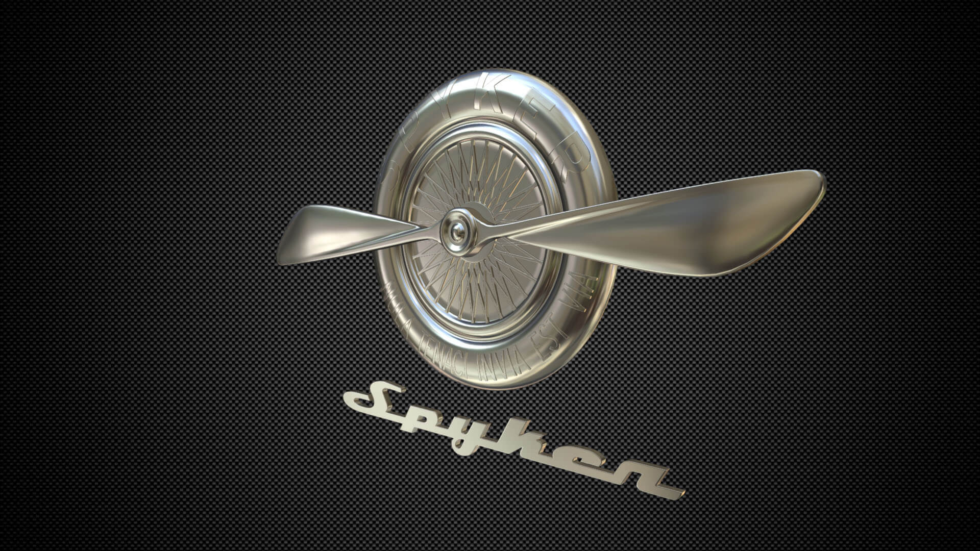 Spyker Logo - 3D Model by 3d_logoman