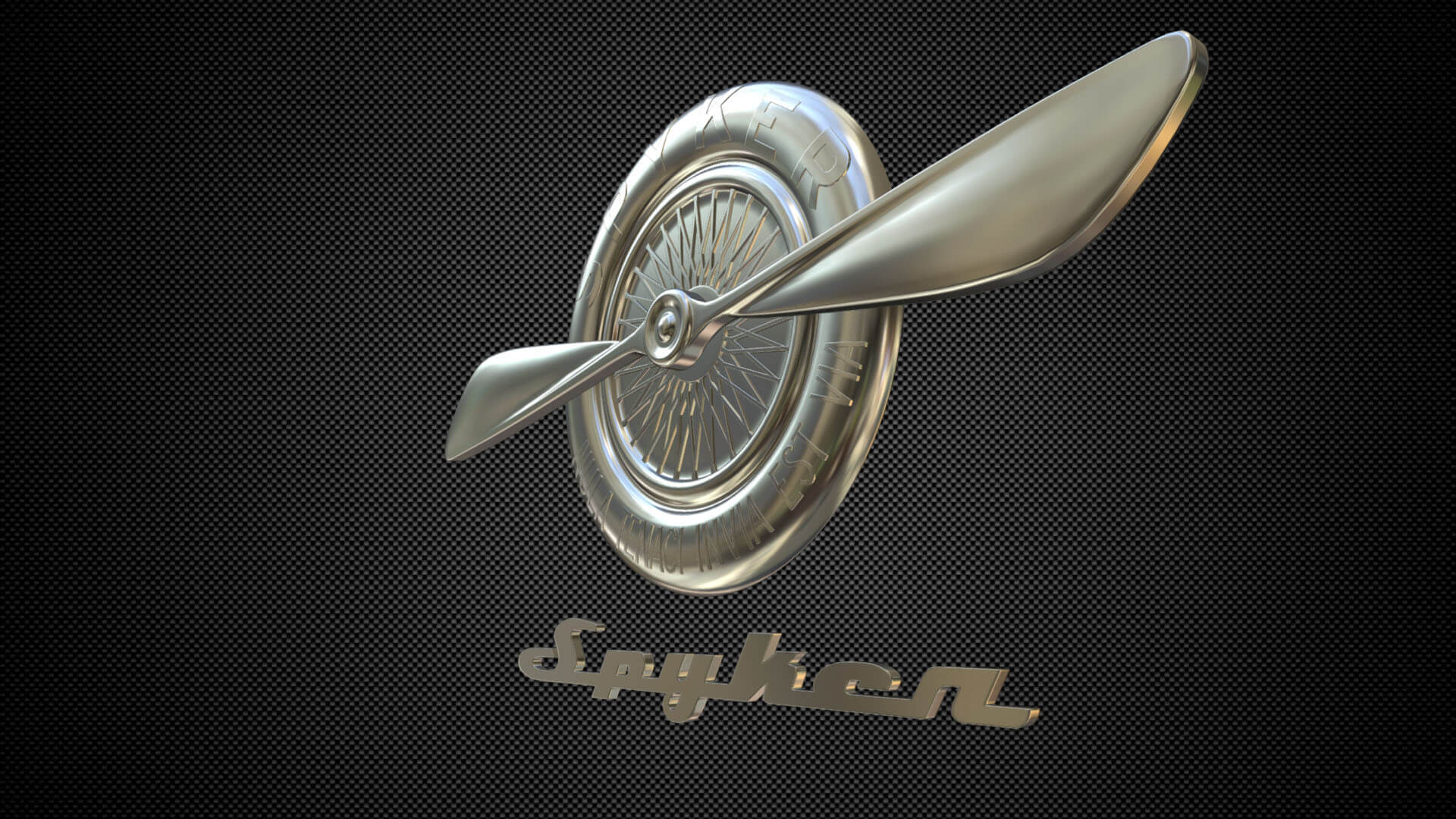 Spyker Logo - 3D Model by 3d_logoman