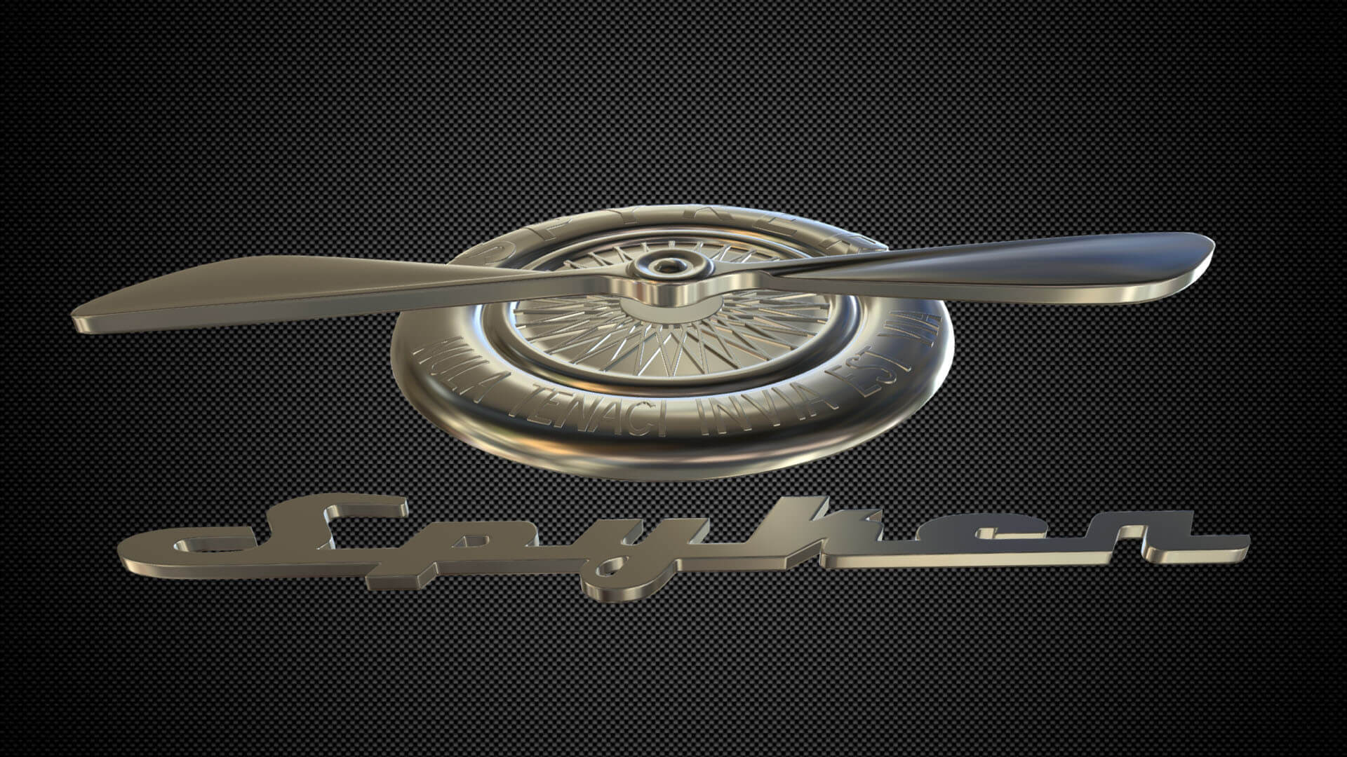 Spyker Logo - 3D Model by 3d_logoman