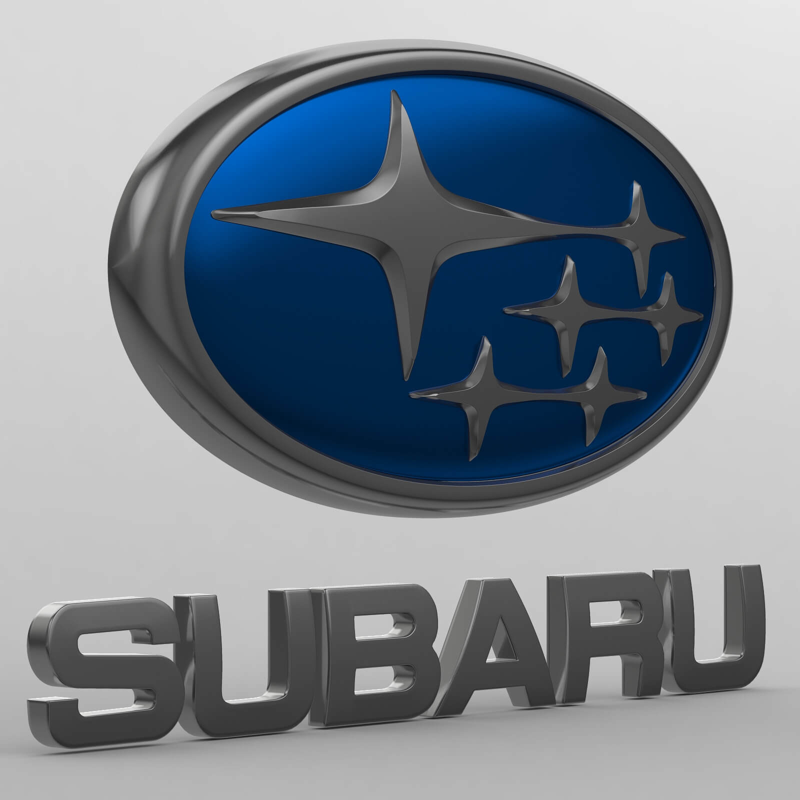 Subaru Logo - 3D Model by 3d_logoman