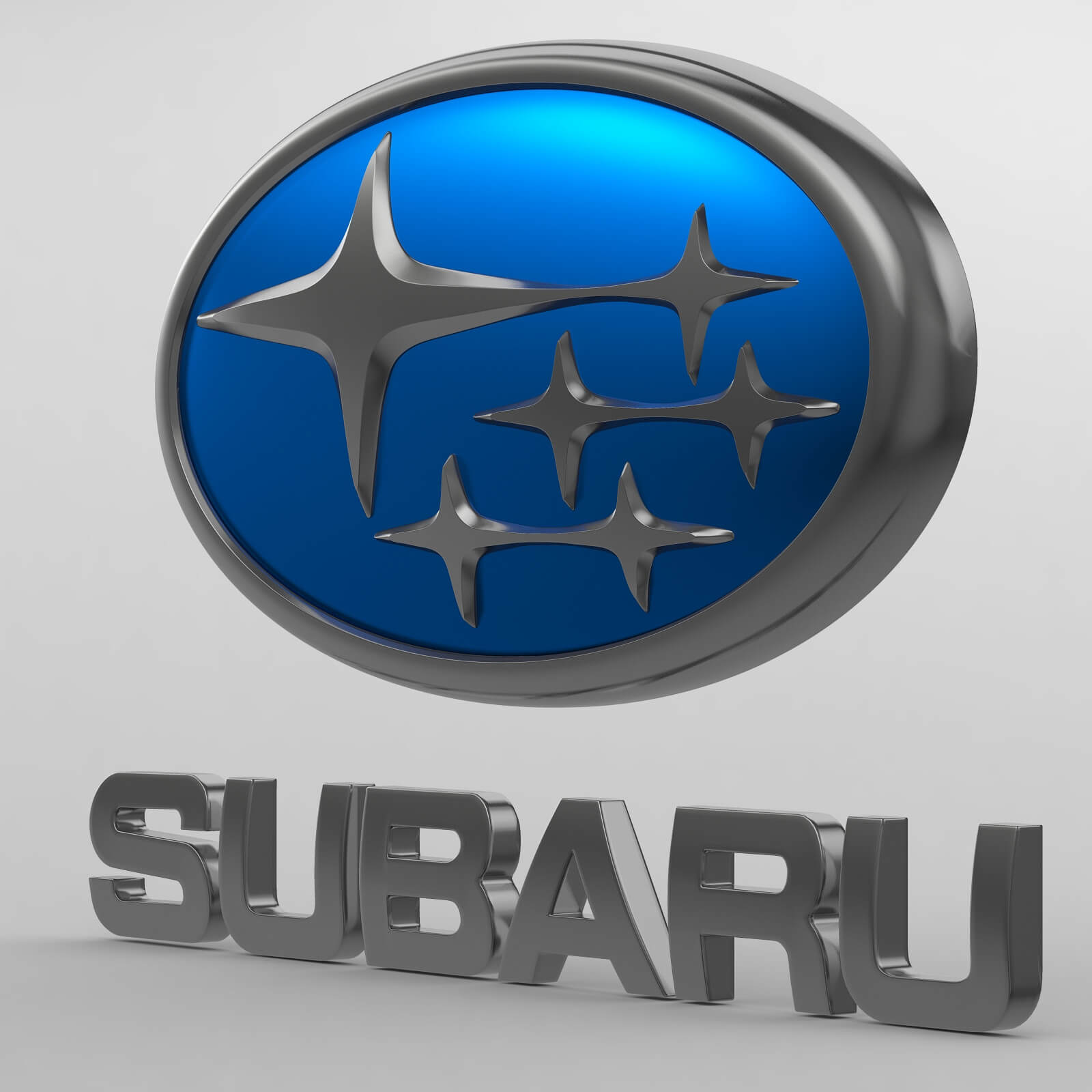 Subaru Logo - 3D Model by 3d_logoman