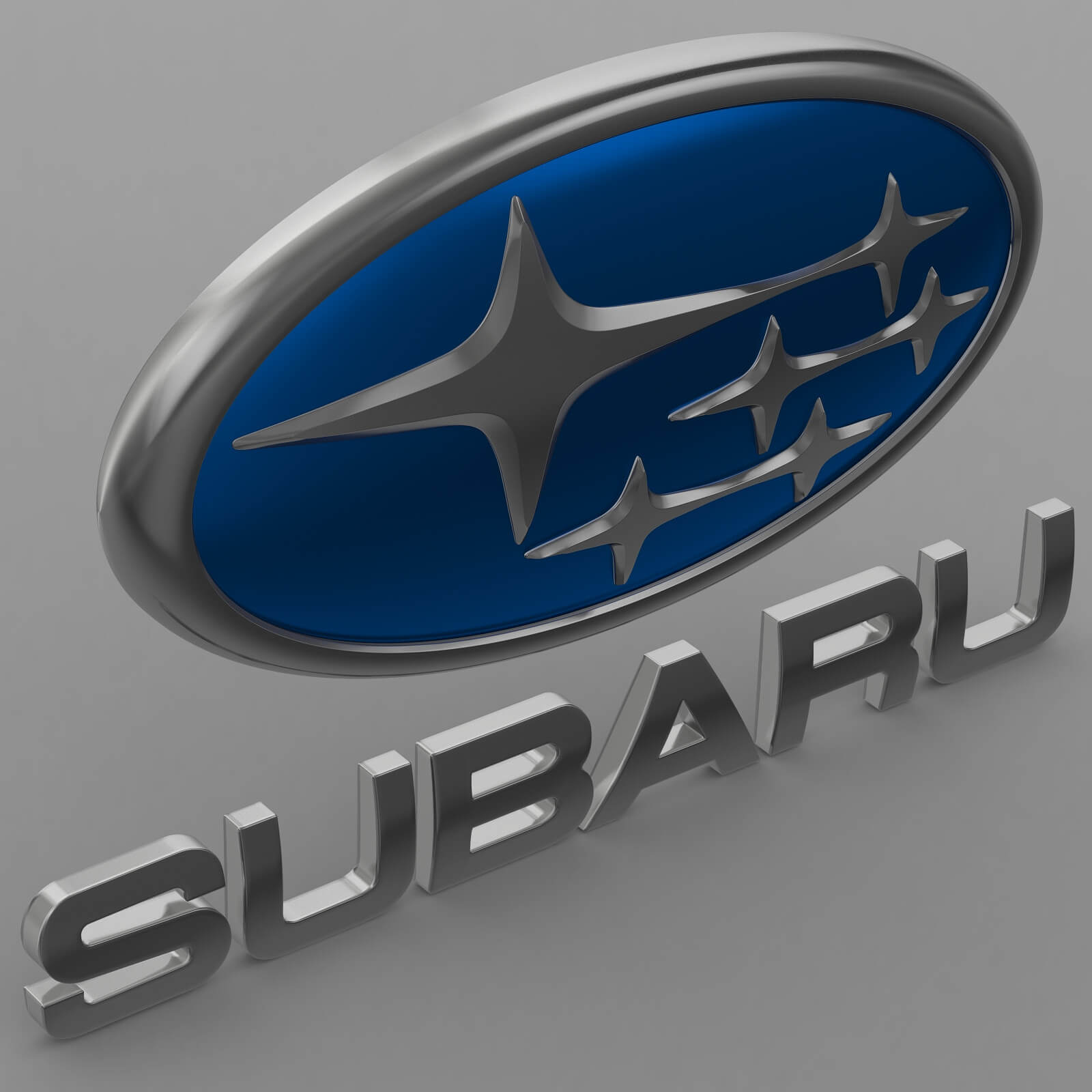 Subaru Logo - 3D Model by 3d_logoman
