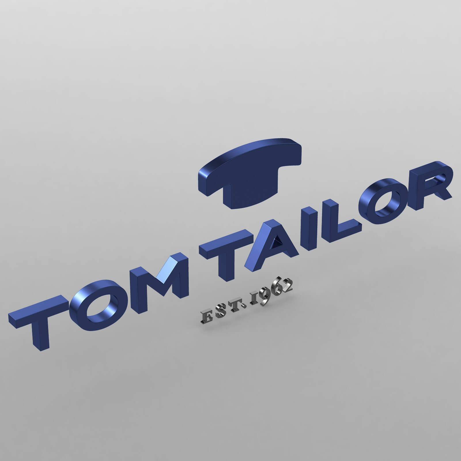 Tom Tailor Logo - 3D Model by 3d_logoman