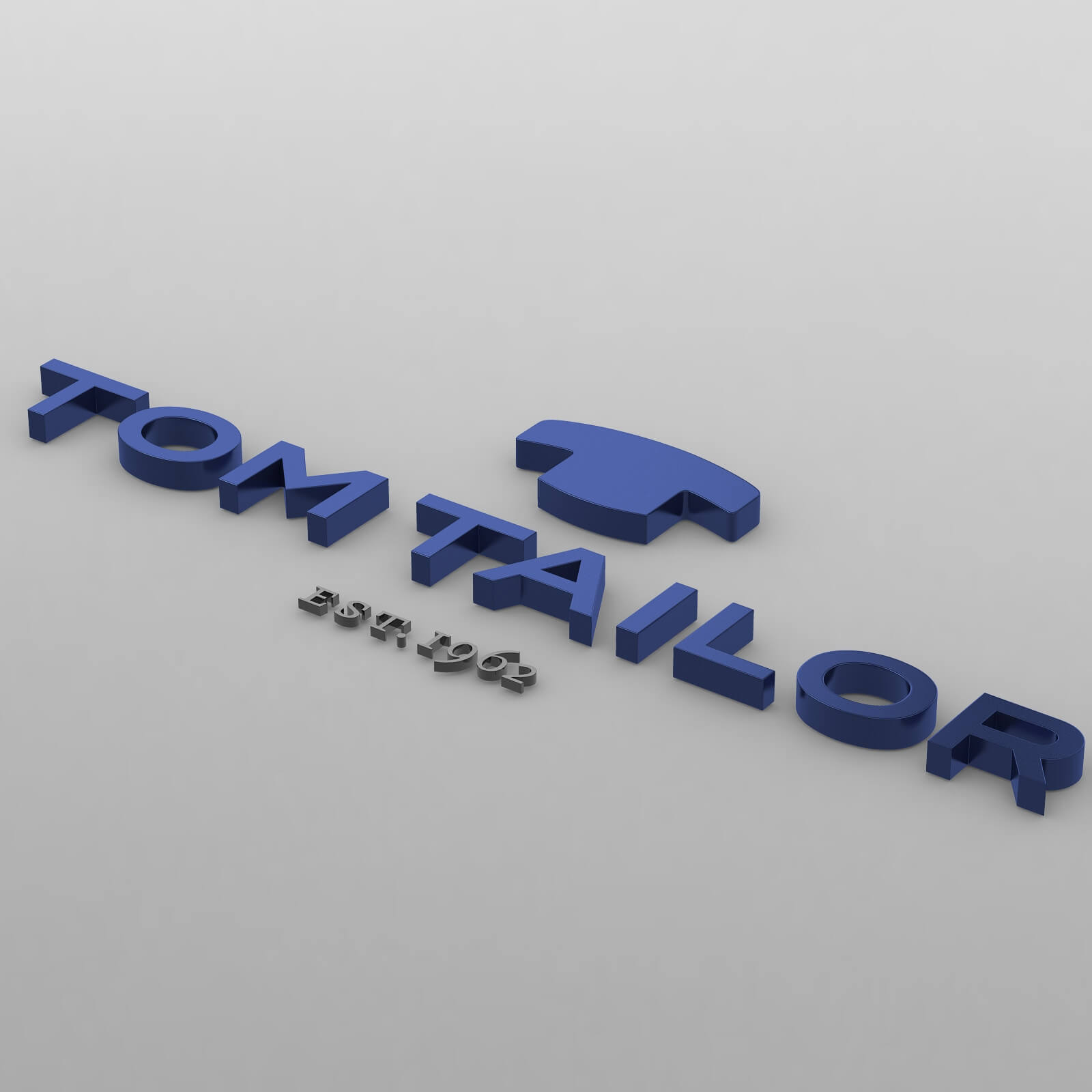Tom Tailor Logo - 3D Model by 3d_logoman