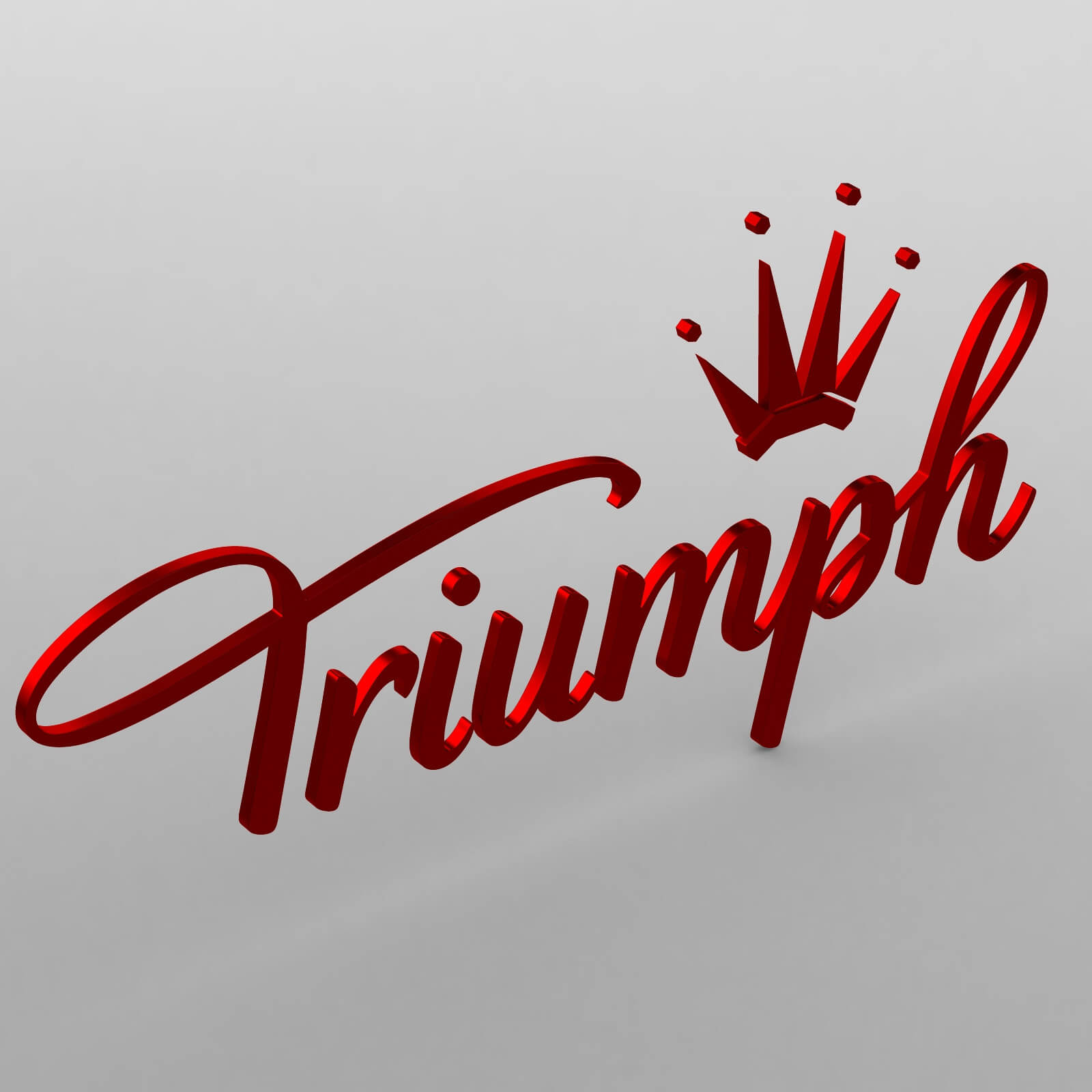 Triumph Logo - 3D Model by 3d_logoman
