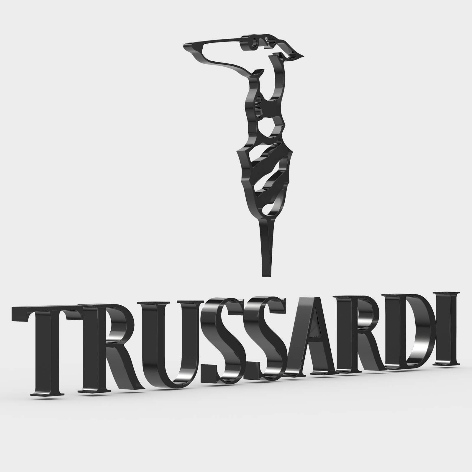 Trussardi Logo - 3D Model by 3d_logoman
